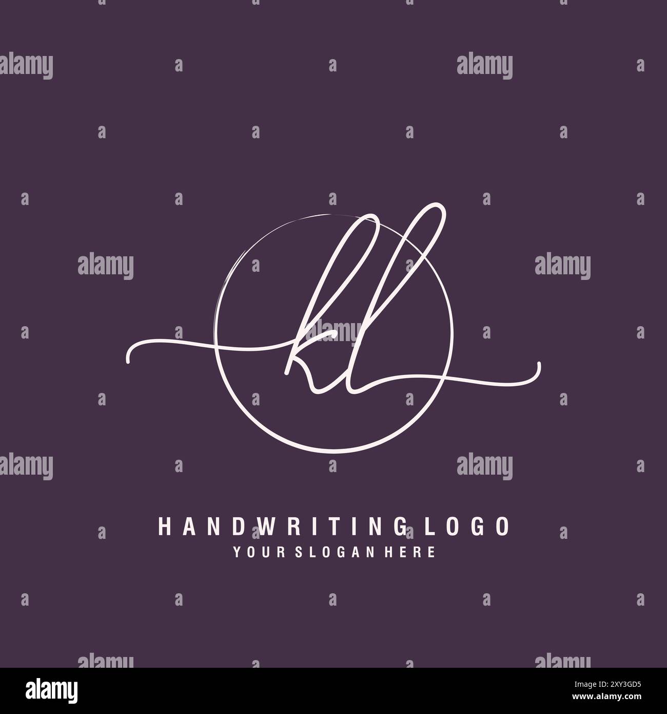 Initial letter kl Stock Vector Images - Alamy