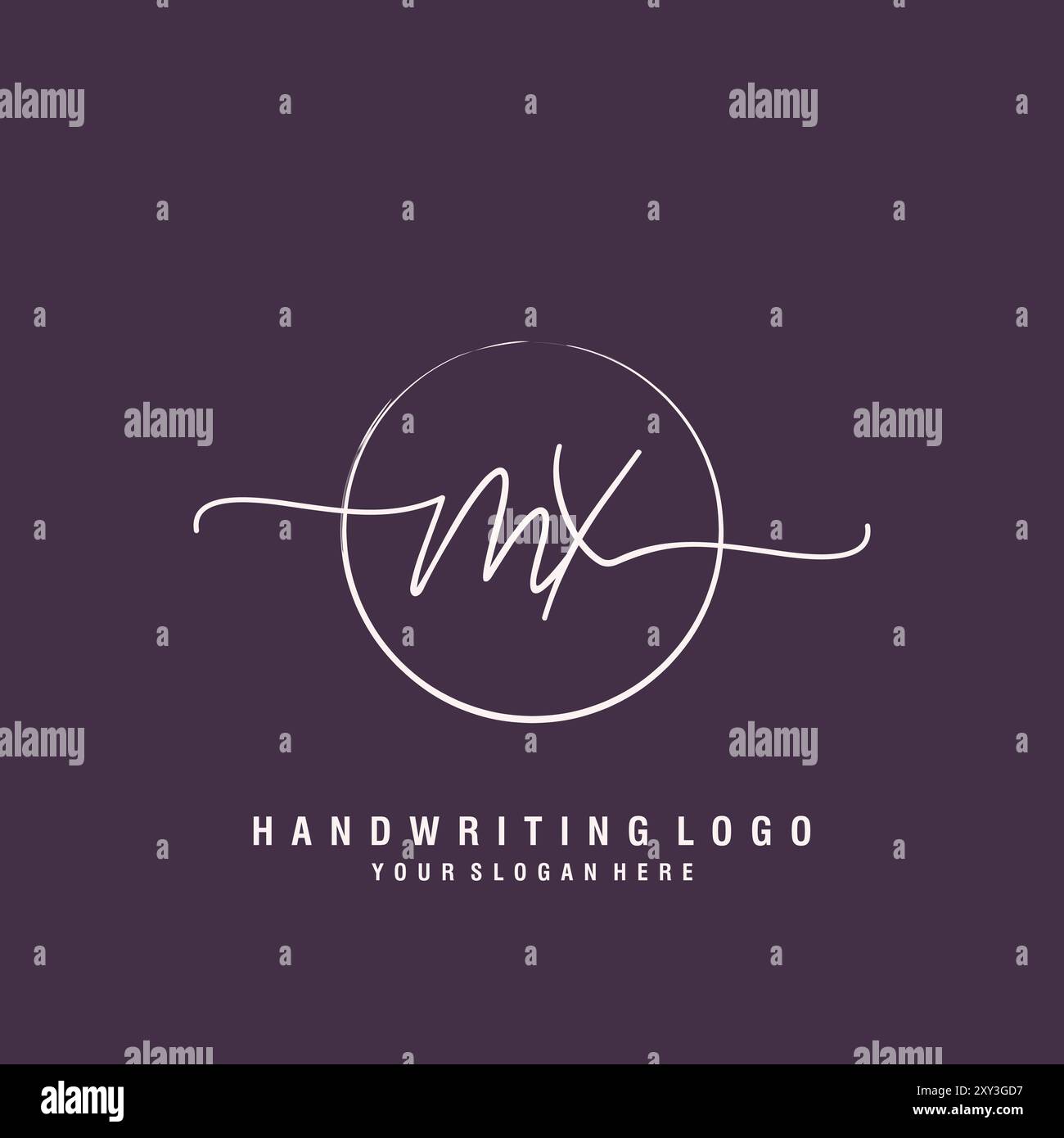 Mx minimal logo hi-res stock photography and images - Alamy