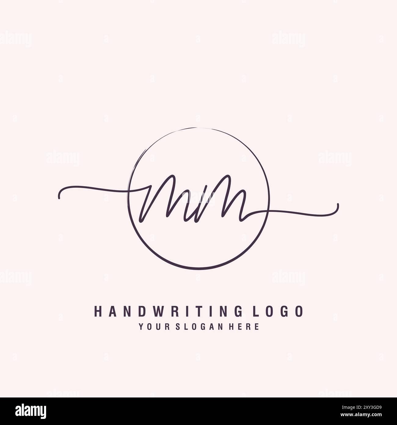 Mm letter logo hi-res stock photography and images - Alamy