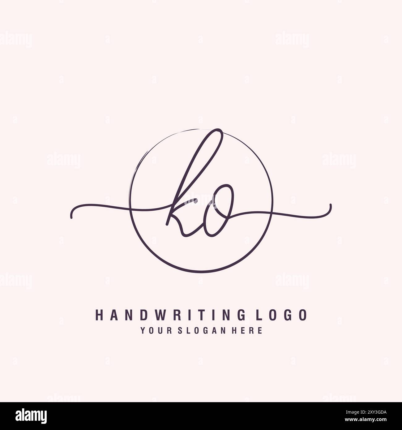 Letter ko logo hi-res stock photography and images - Alamy