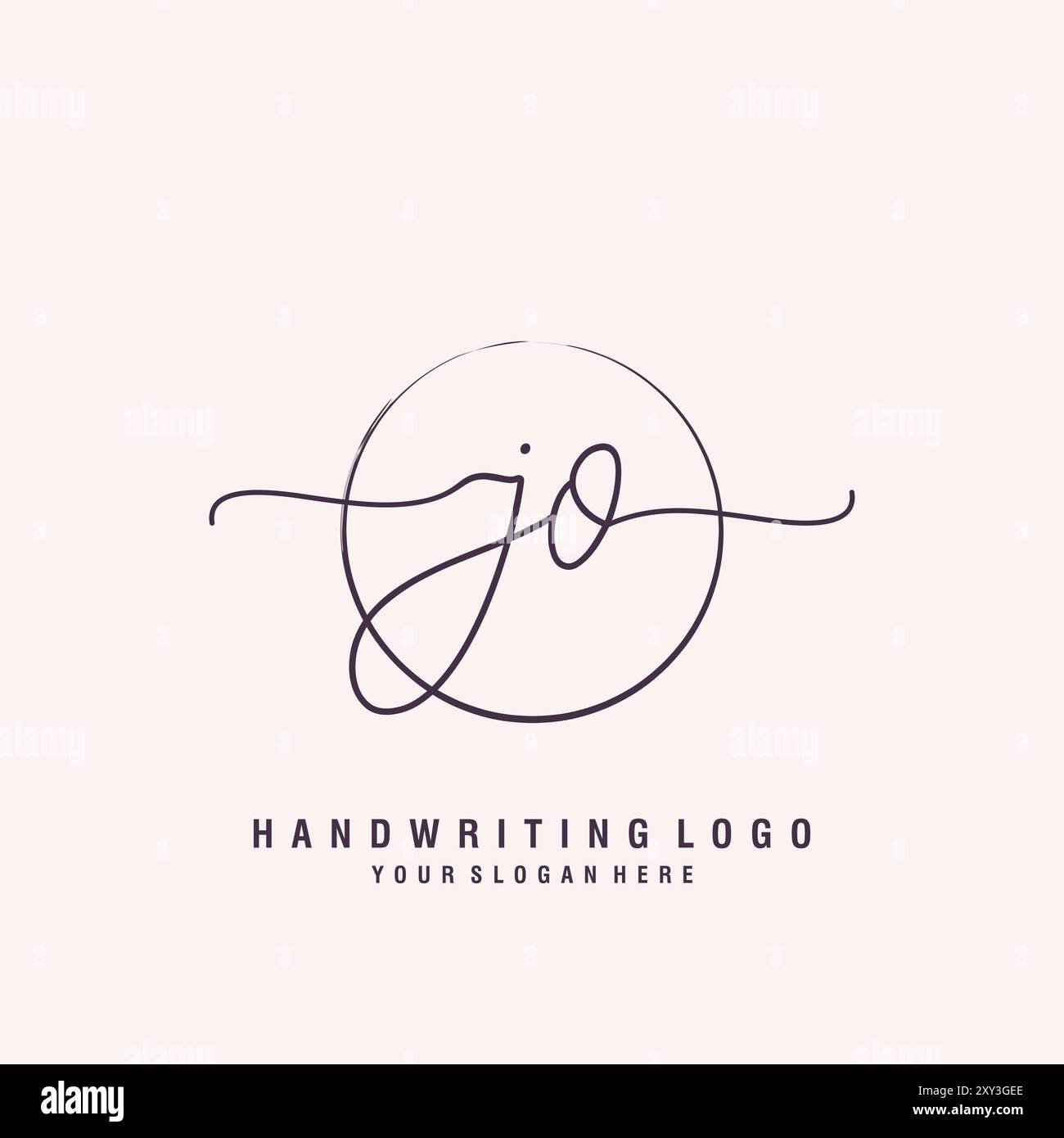 JO Letter logo minimal modern Stock Vector Image & Art - Alamy