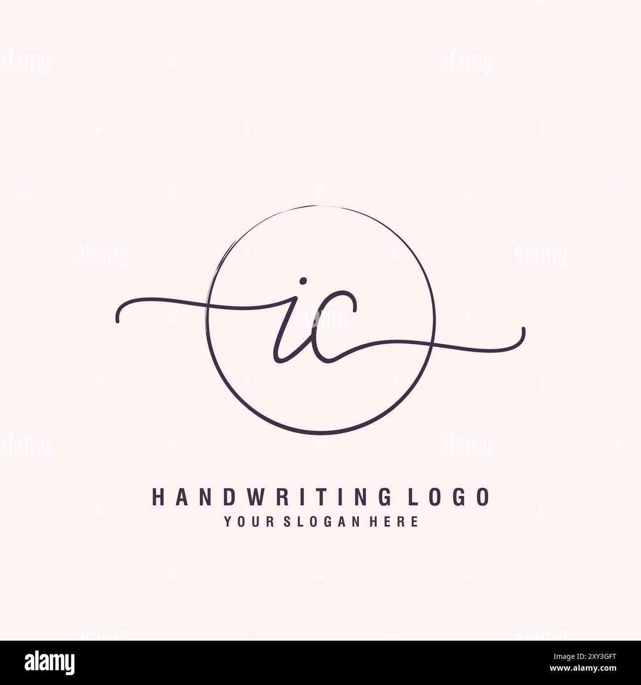 IC Letter logo minimal modern Stock Vector Image & Art - Alamy