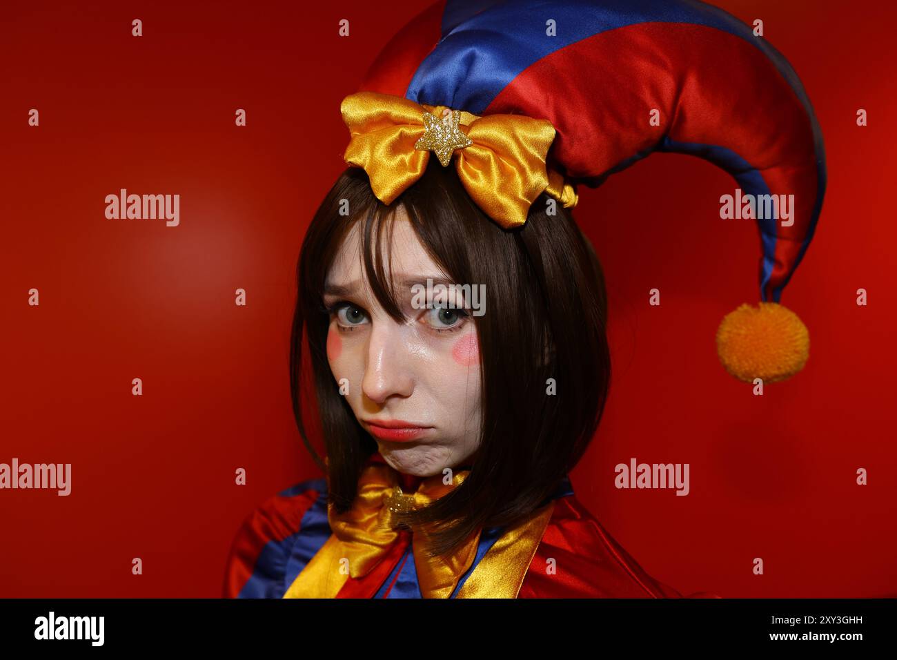 Cosplayer Victoria from Philadelphia is dressed as Pomni from Amazing ...
