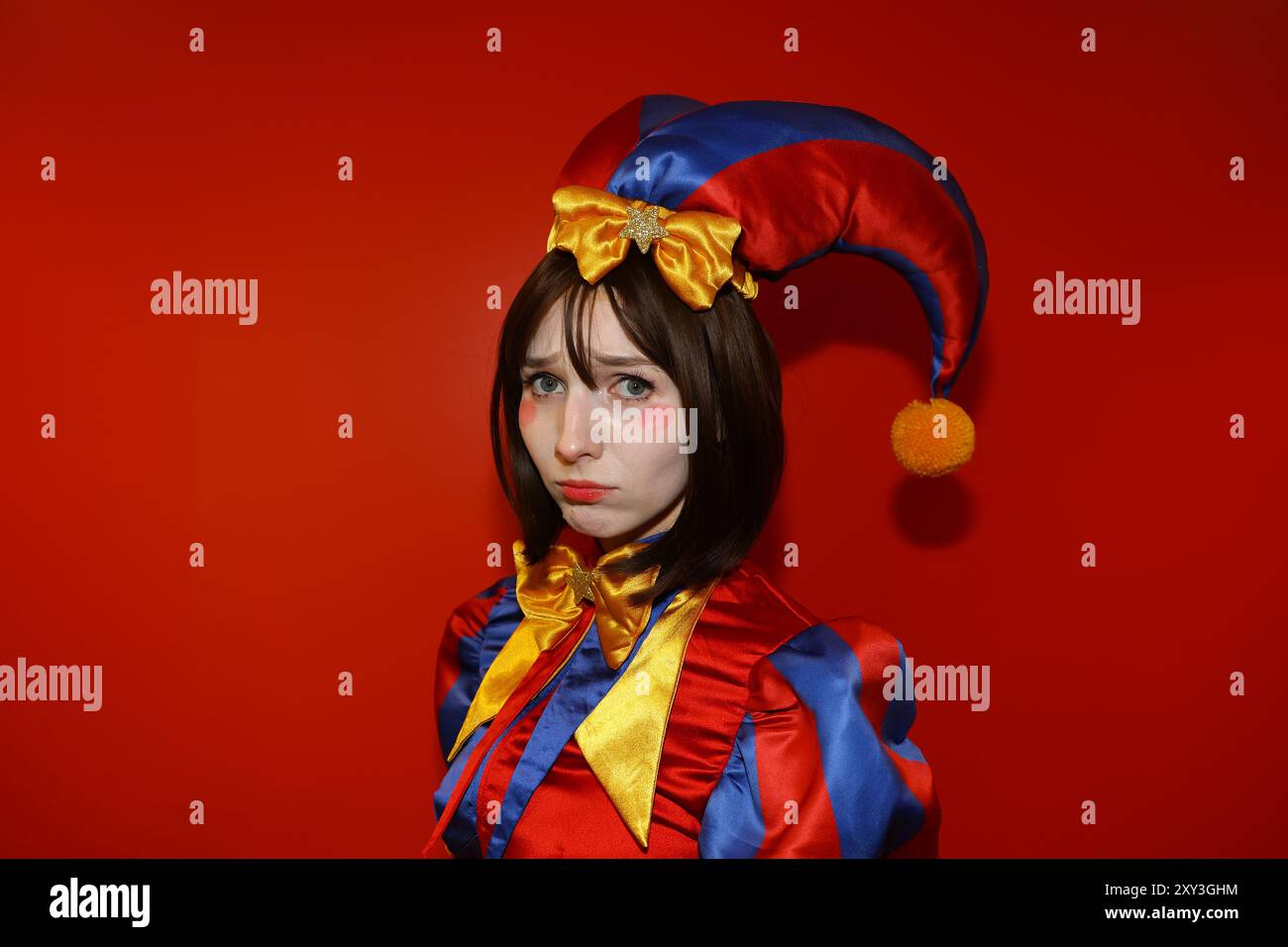 Cosplayer Victoria from Philadelphia is dressed as Pomni from Amazing ...