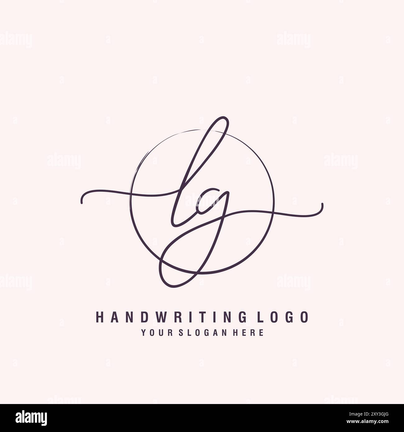 Lg minimal logo hi-res stock photography and images - Alamy