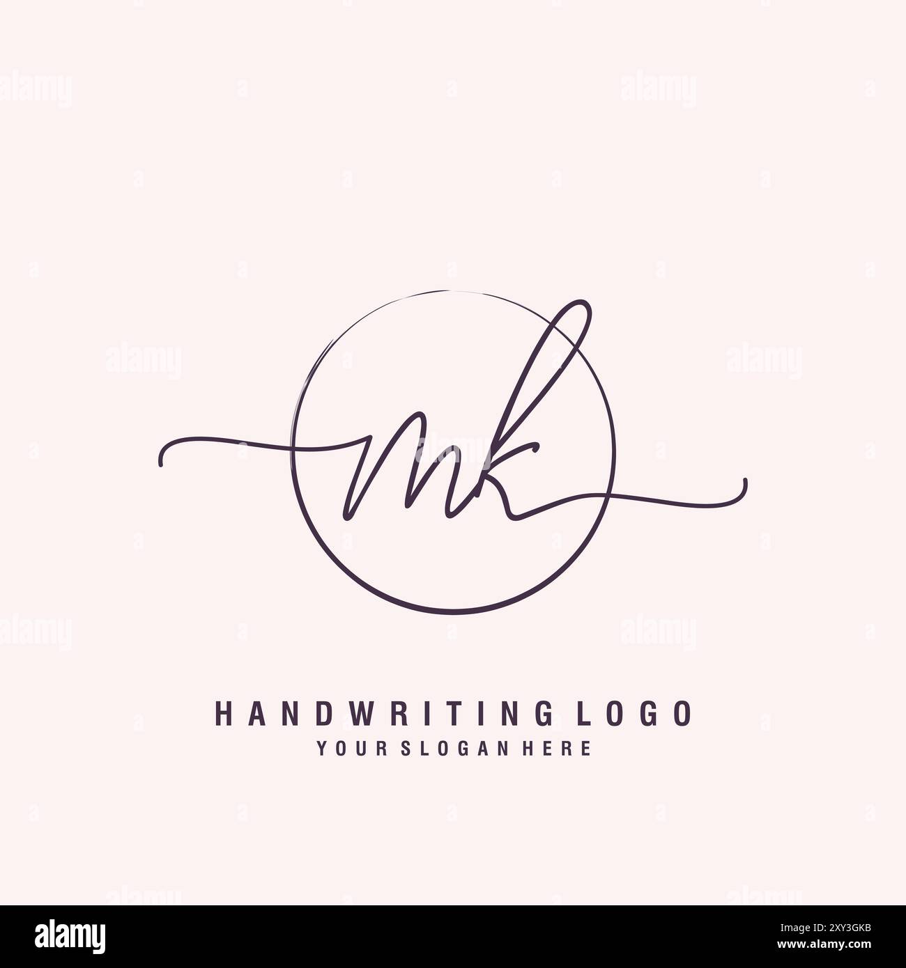 MK Letter logo minimal modern Stock Vector Image & Art - Alamy