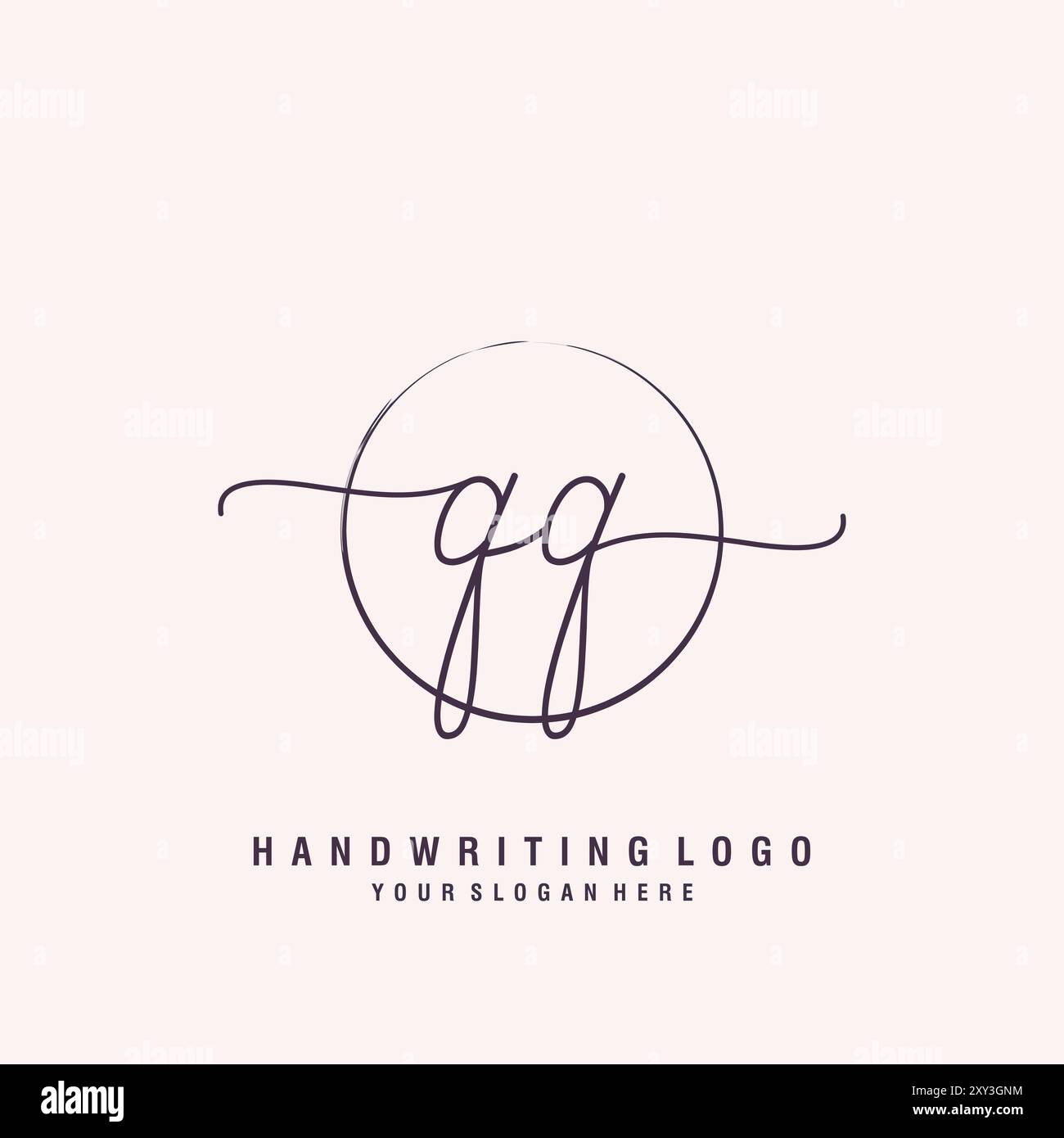 Qq modern logo hi-res stock photography and images - Alamy