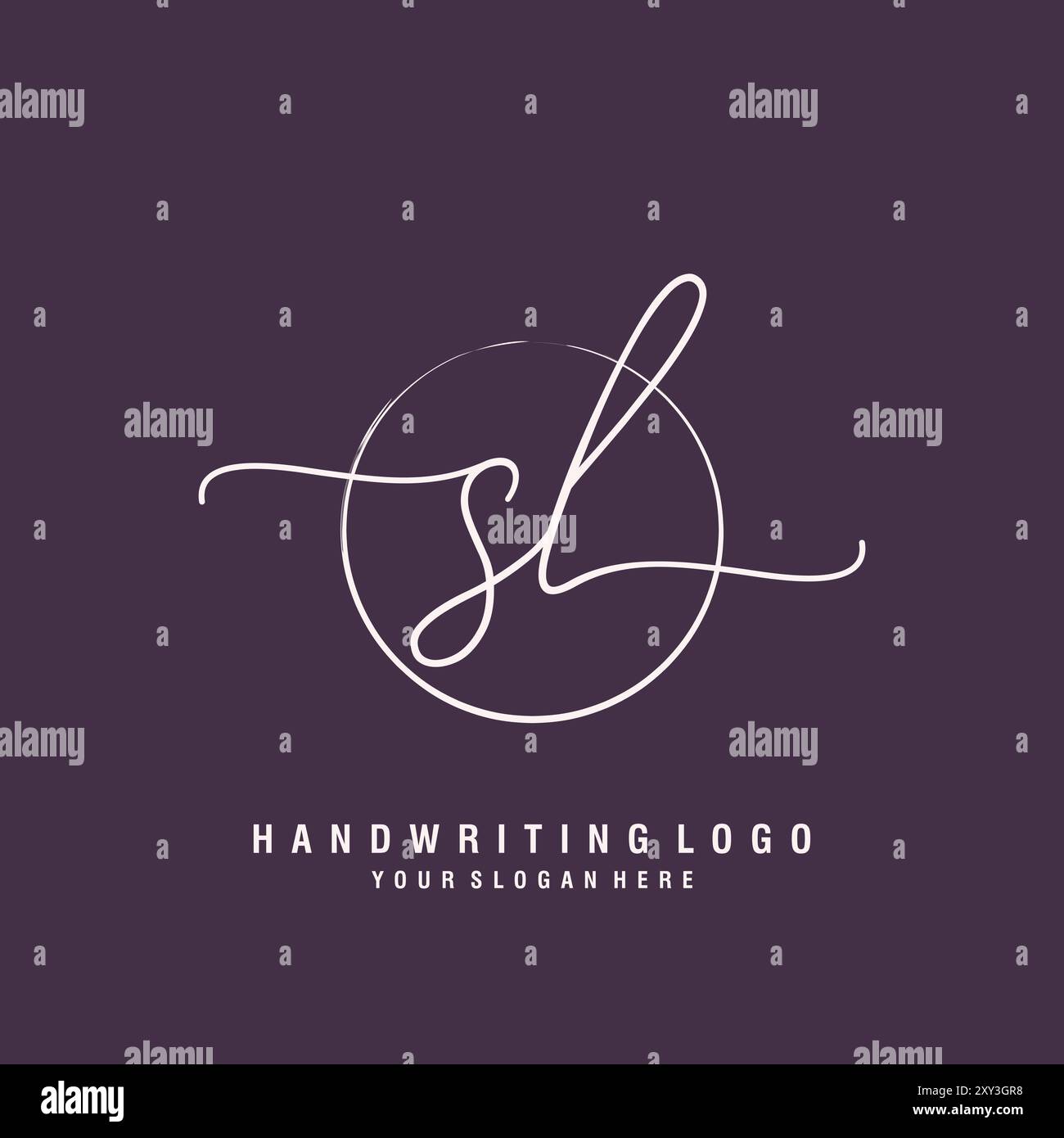 Sl minimal logo hi-res stock photography and images - Alamy