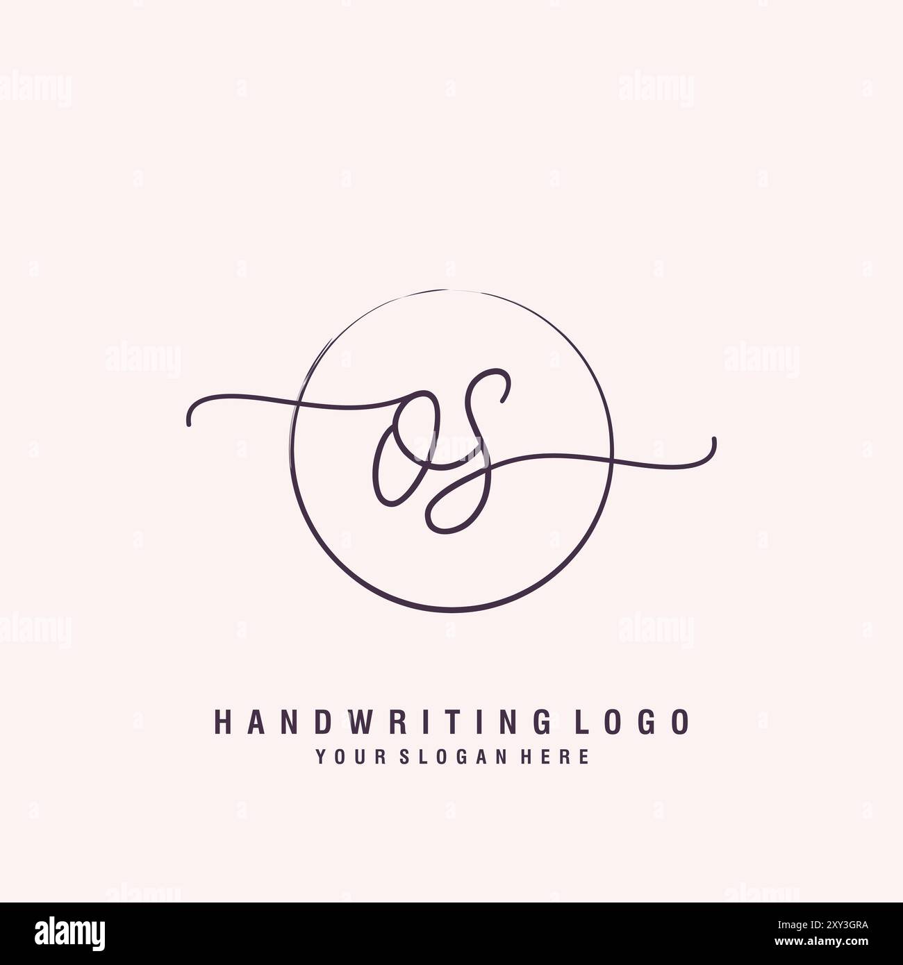 Os minimal logo hi-res stock photography and images - Alamy