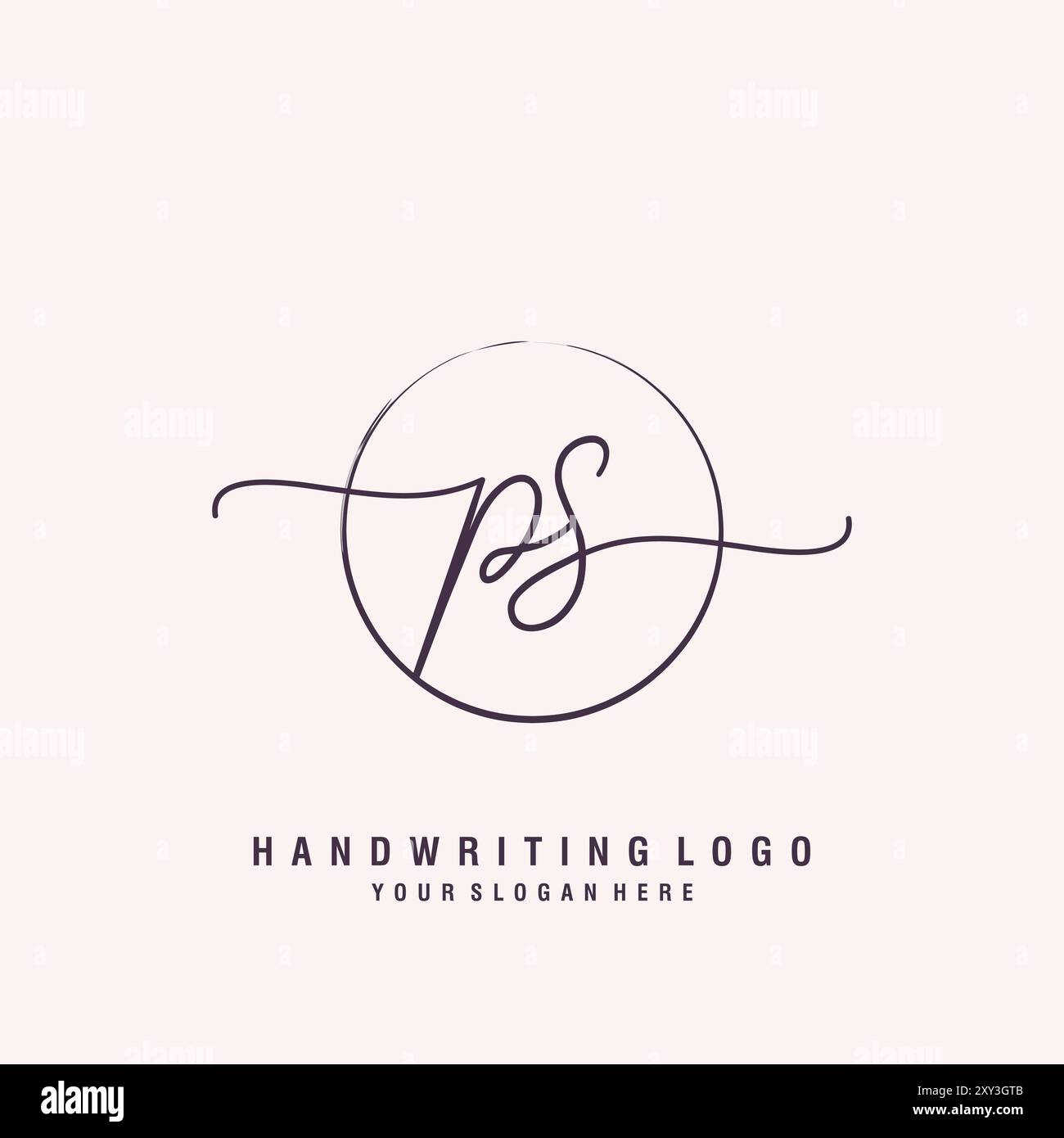 Ps minimal logo hi-res stock photography and images - Alamy