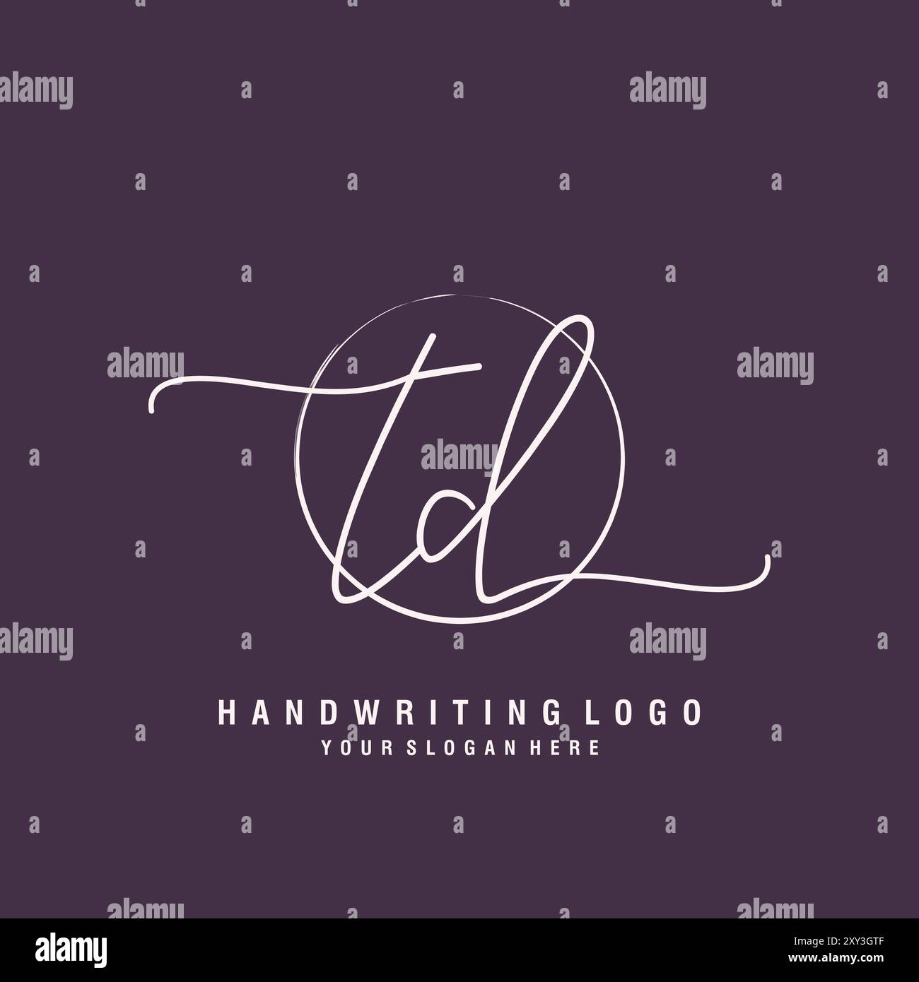 Td letter logo hi-res stock photography and images - Alamy