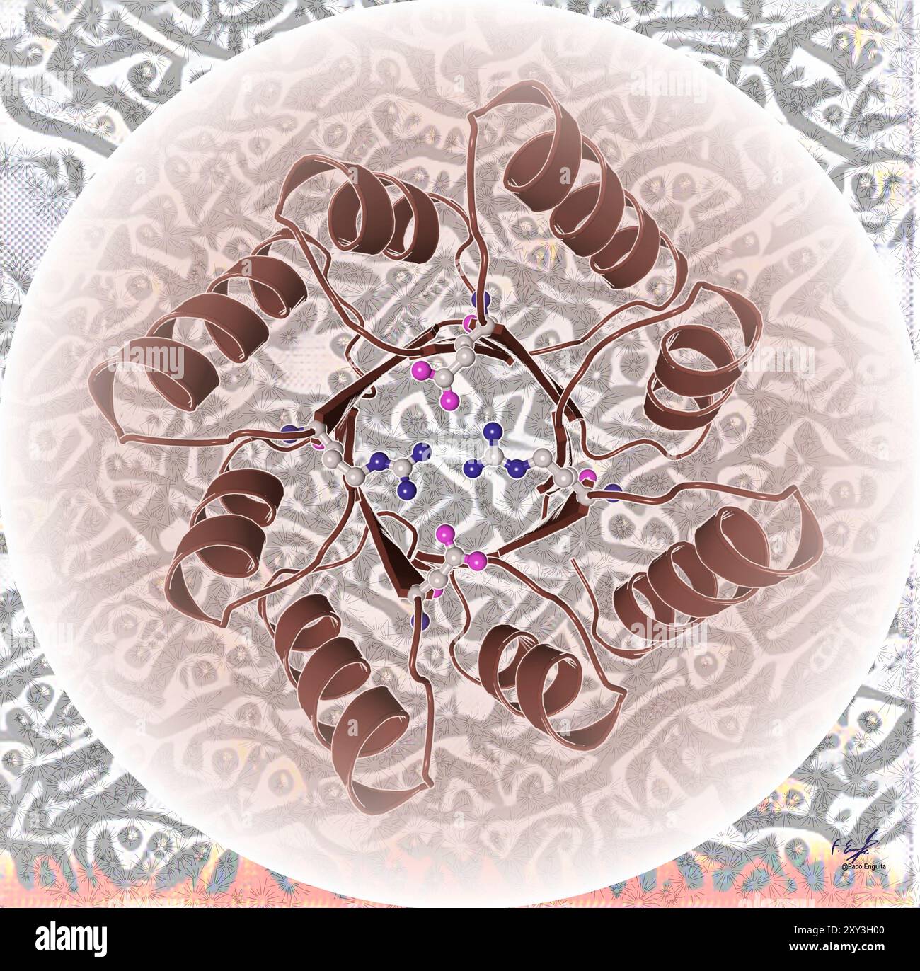 Illustration of a de novo designed triose-phosphate isomerase (TIM ...