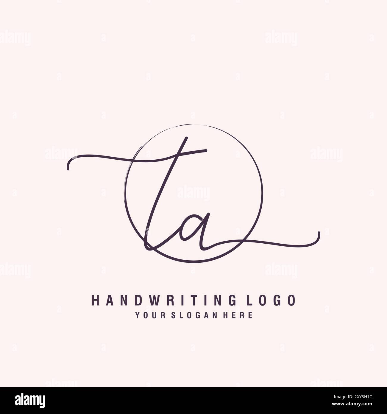 Ta minimal logo hi-res stock photography and images - Alamy
