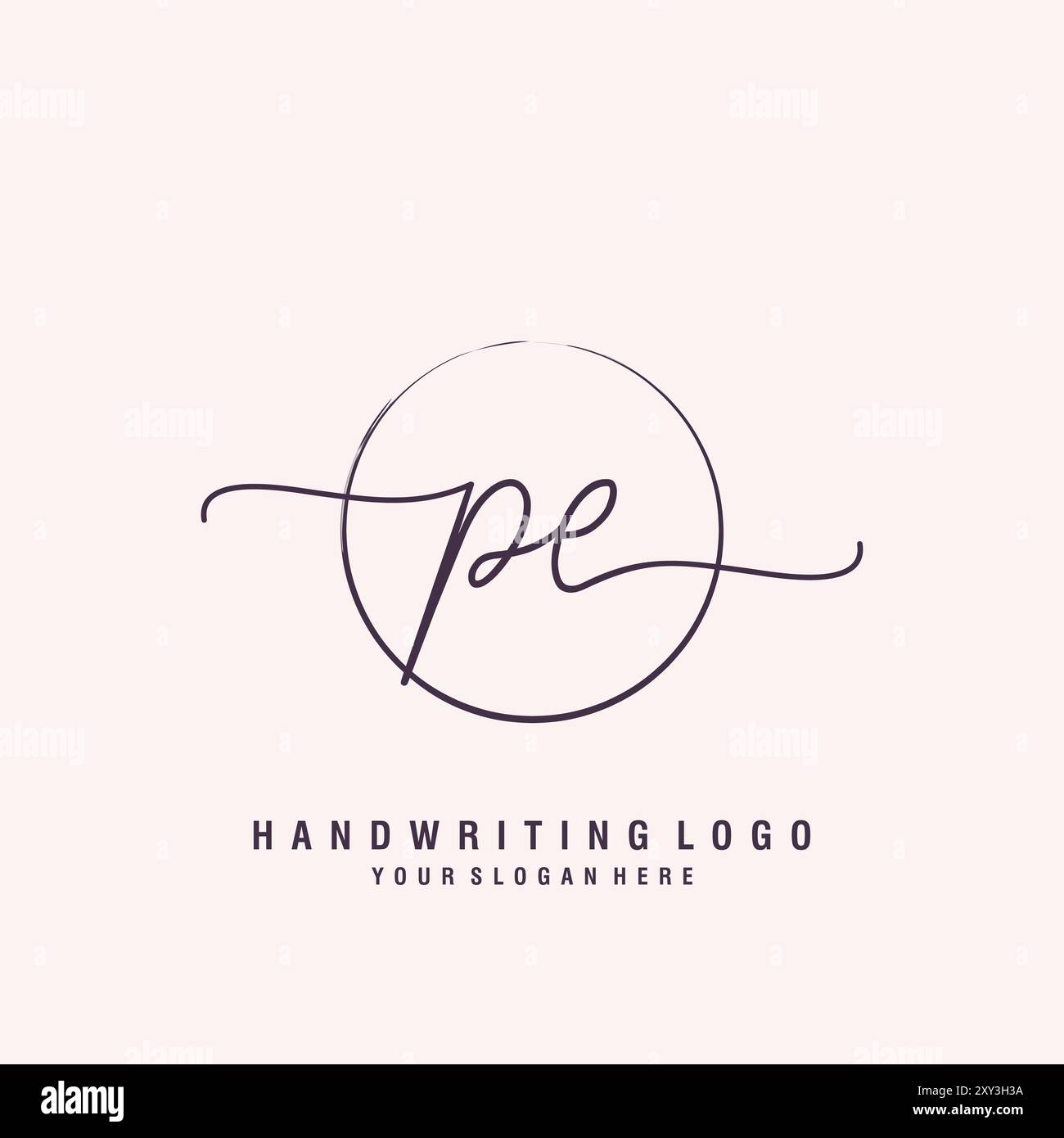 Pe minimal logo Stock Vector Images - Alamy