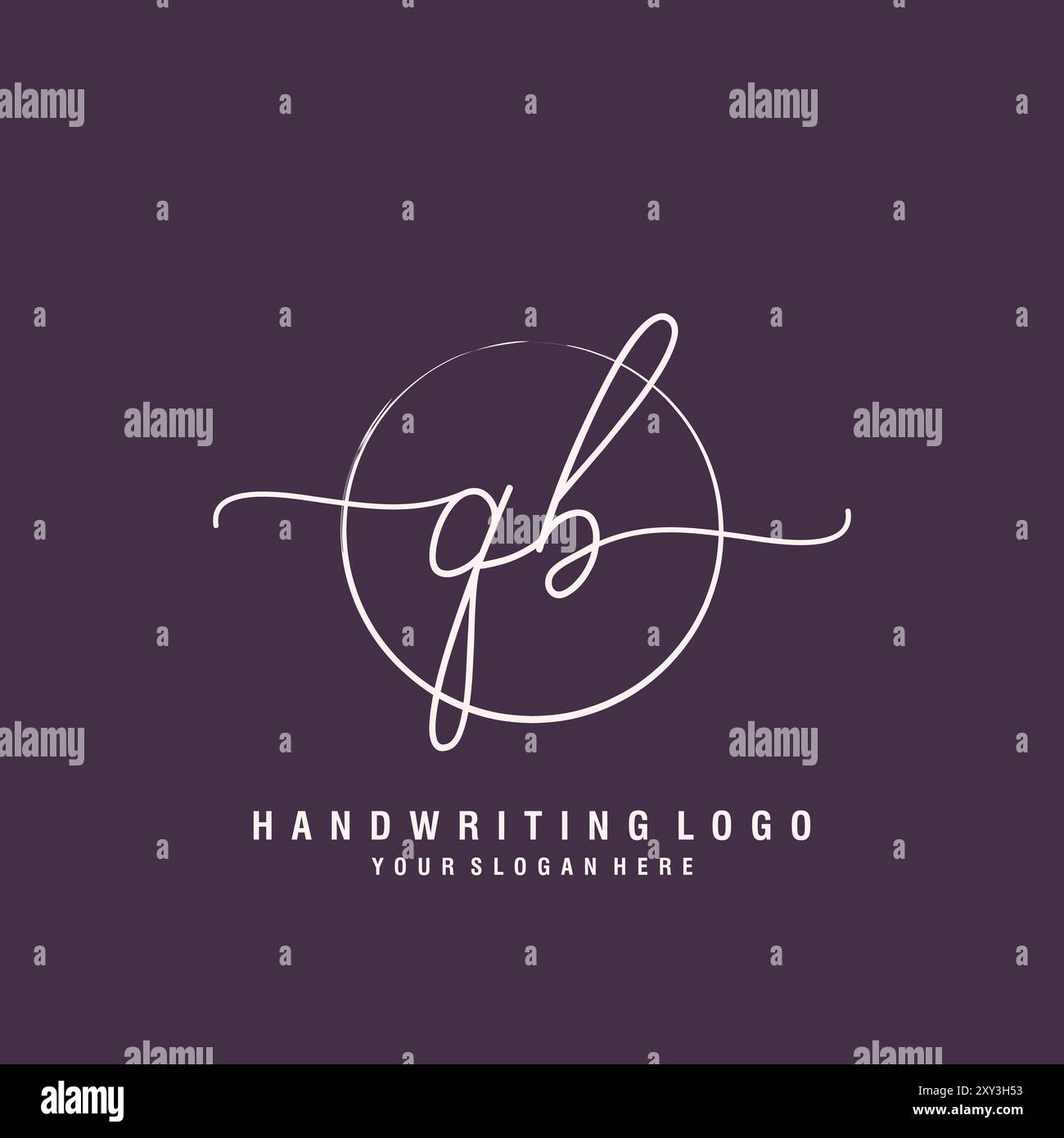 Qb minimal logo hi-res stock photography and images - Alamy