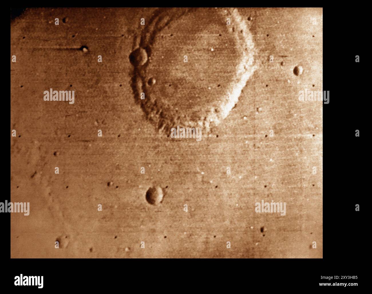 Mars surface as seen by Mariner 6, an uncrewed robotic spacecraft that ...