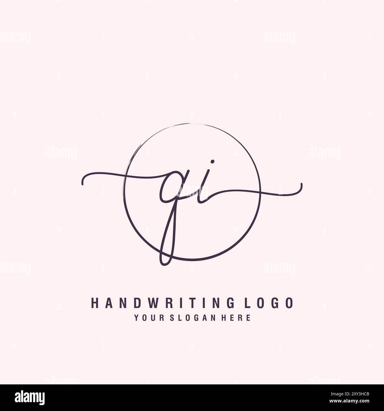 Qi letter logo hi-res stock photography and images - Alamy