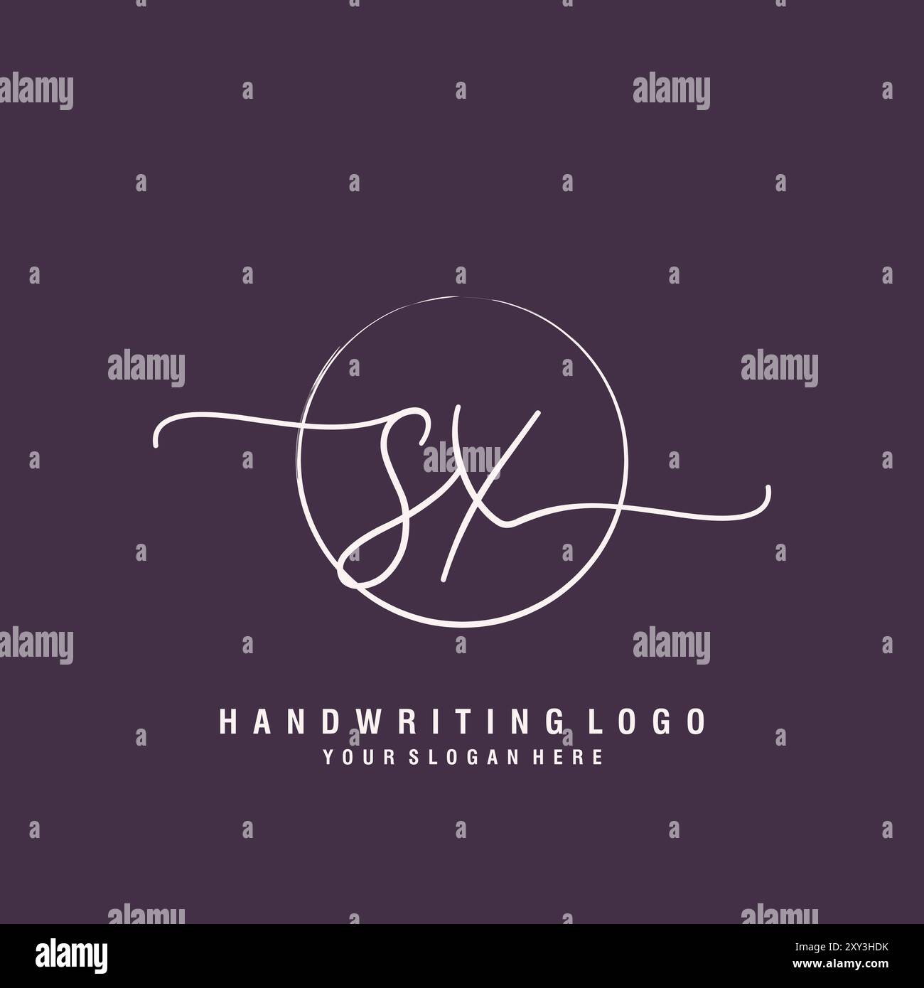 Sx minimal logo hi-res stock photography and images - Alamy