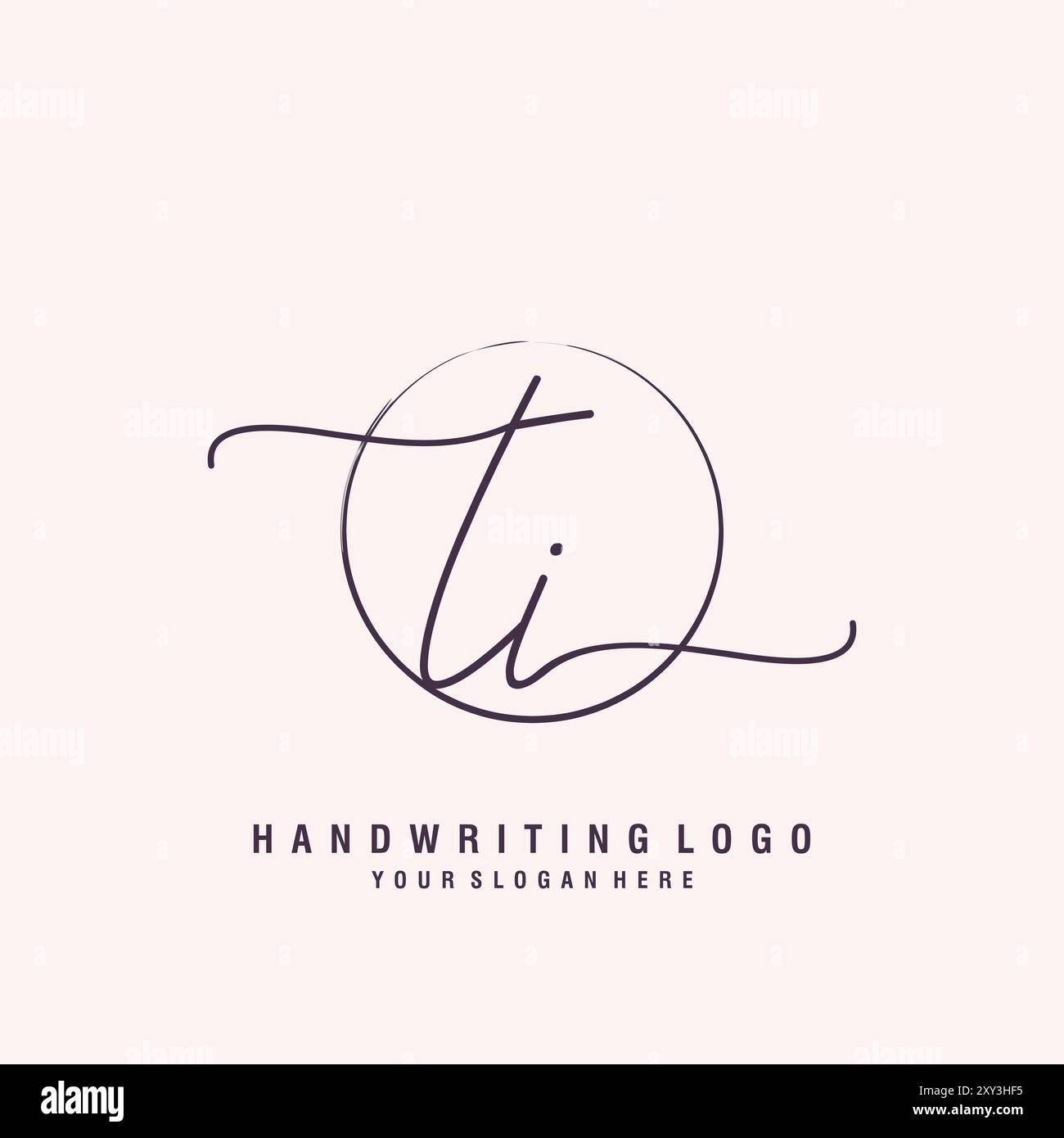 Ti modern logo hi-res stock photography and images - Alamy