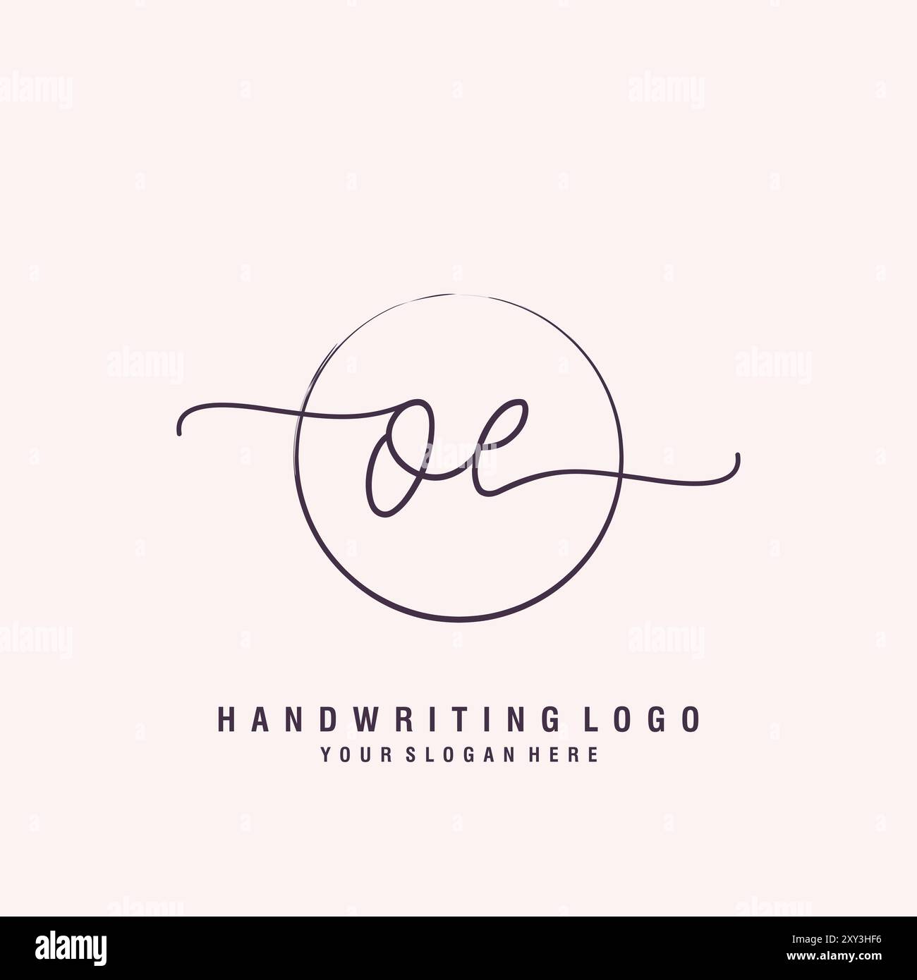 Letter oe logo Stock Vector Images - Alamy