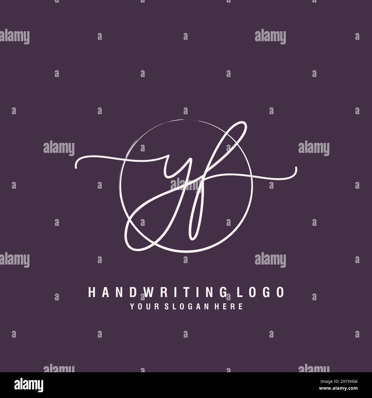 Yf letter logo hi-res stock photography and images - Alamy