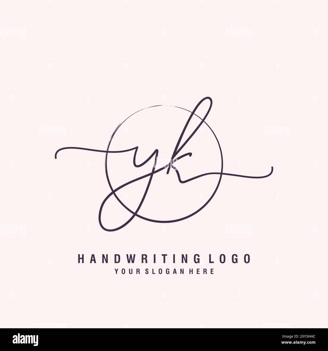 Yk modern logo hi-res stock photography and images - Alamy