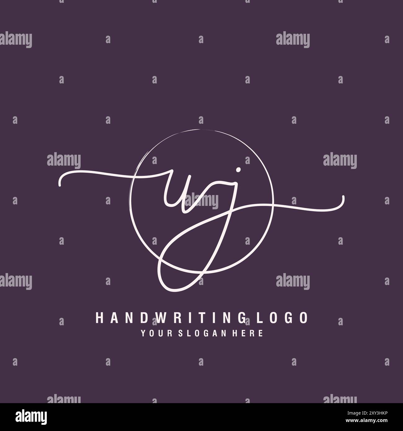 Uj minimal logo Stock Vector Images - Alamy
