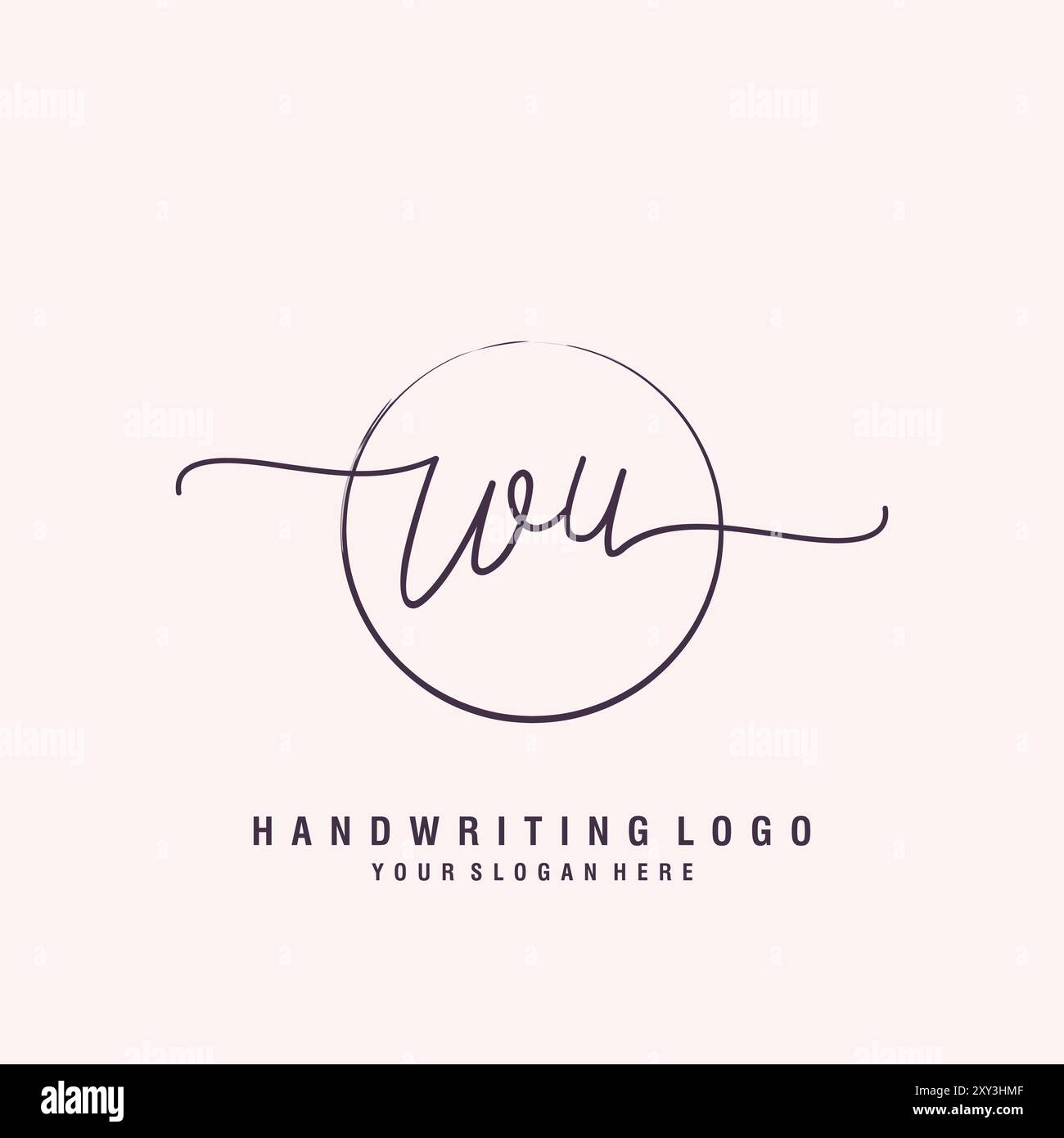 Wu modern logo hi-res stock photography and images - Alamy