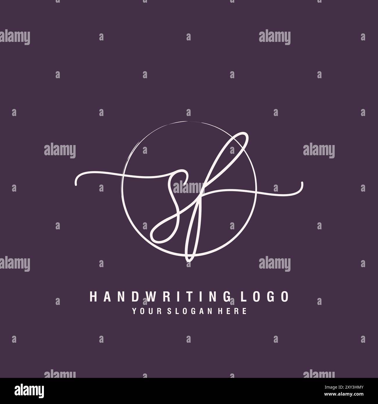 Sf minimal logo hi-res stock photography and images - Alamy
