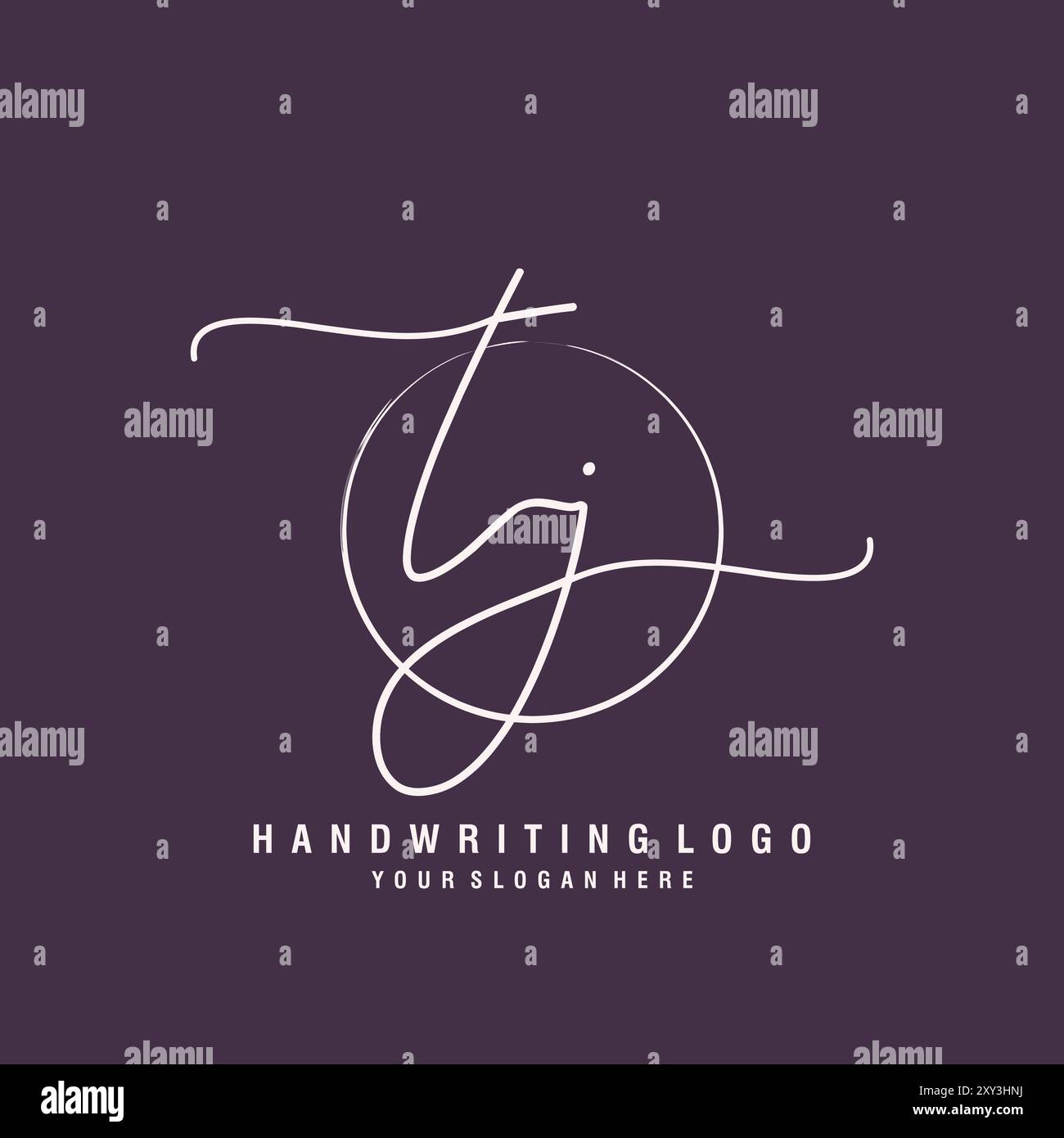 Tj minimal logo hi-res stock photography and images - Alamy