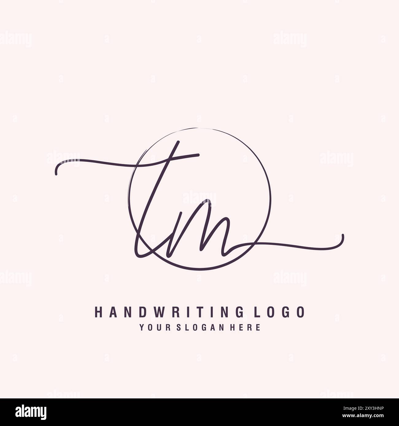 Tm modern logo Stock Vector Images - Alamy