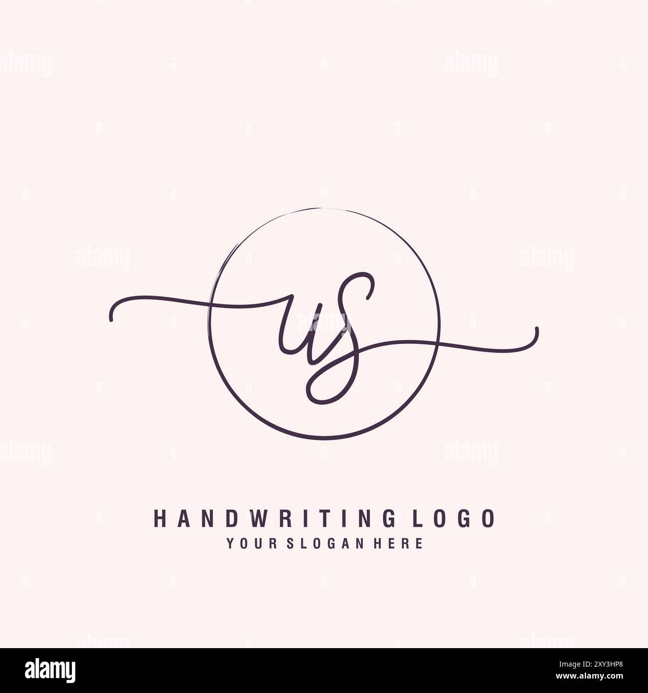 US Letter logo minimal modern Stock Vector Image & Art - Alamy