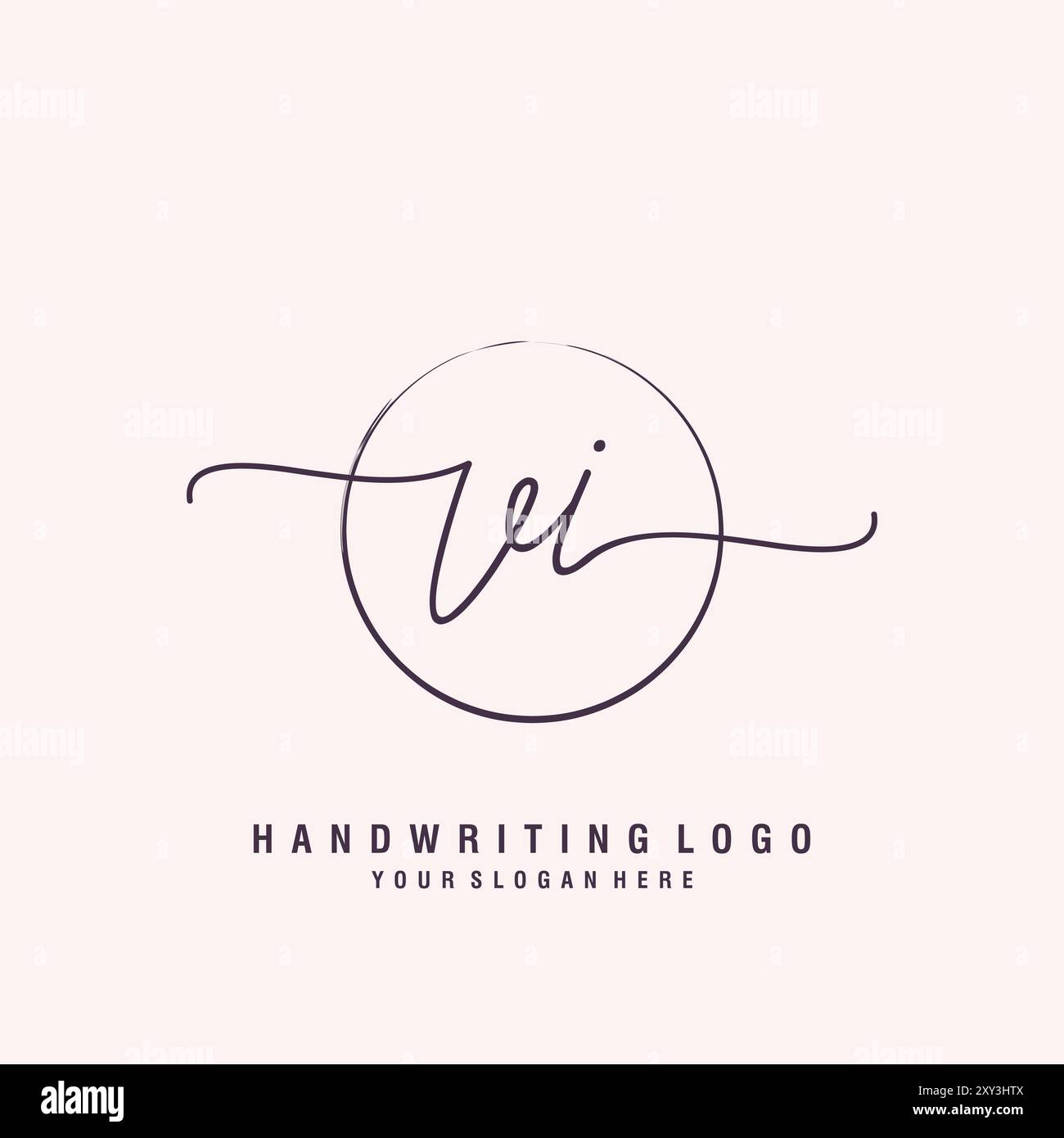 Letter vi logo hi-res stock photography and images - Alamy