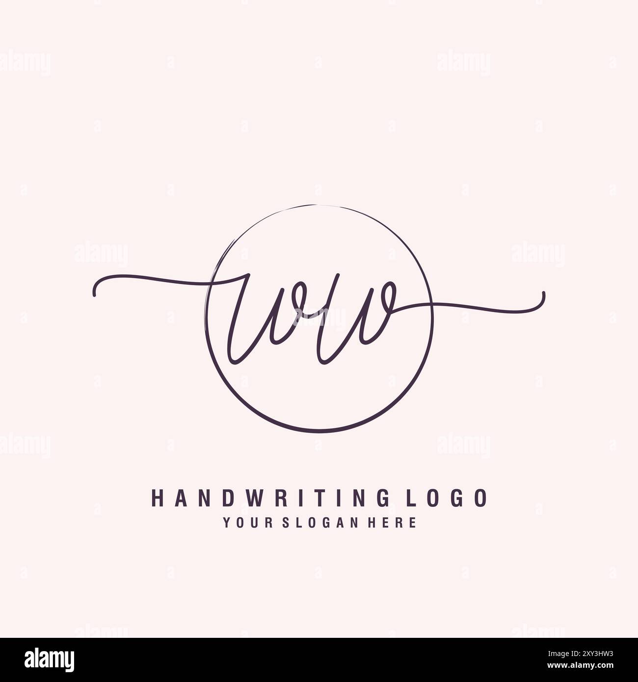 WW Letter logo minimal modern Stock Vector Image & Art - Alamy