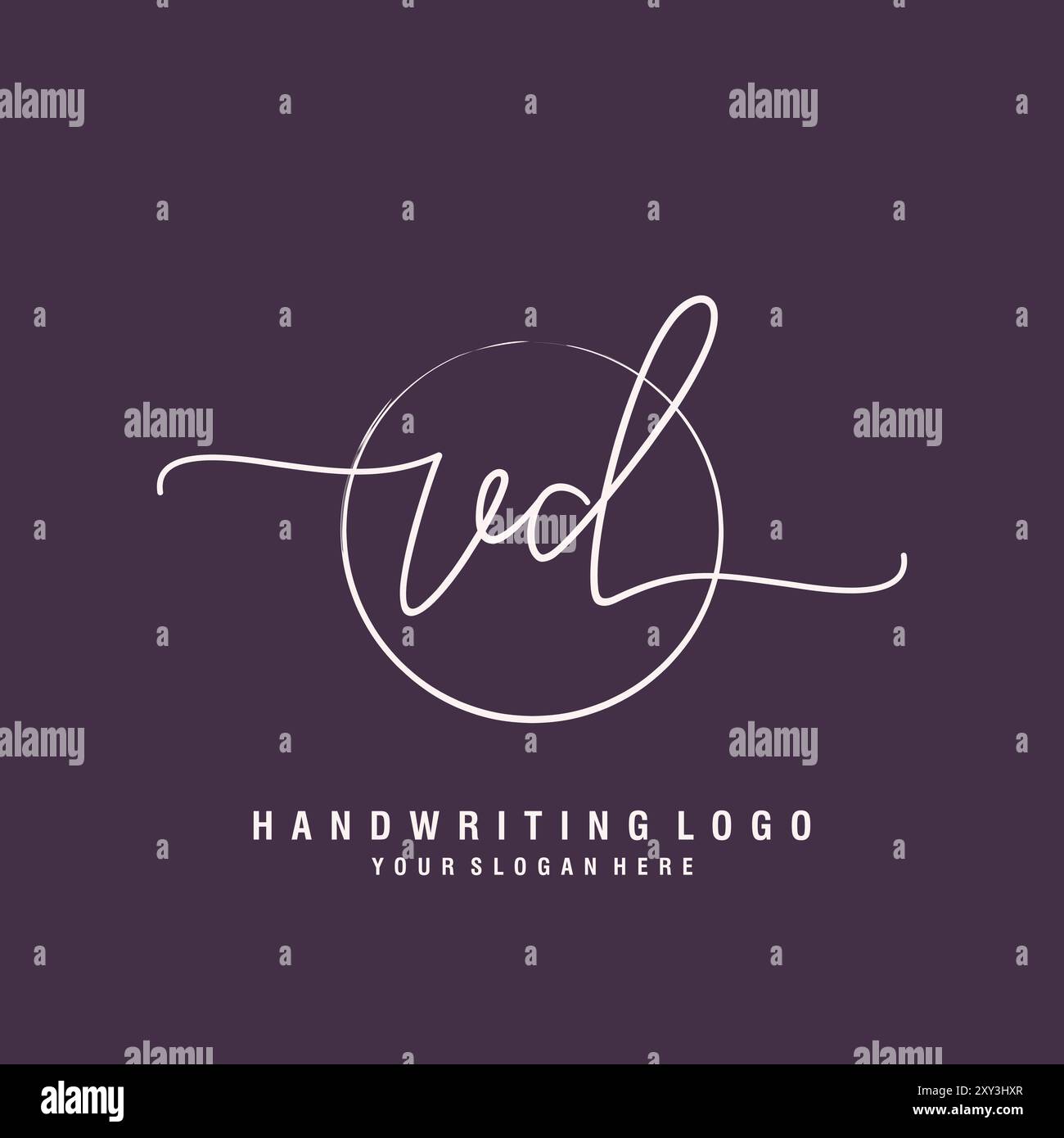 Letter vd logo hi-res stock photography and images - Alamy