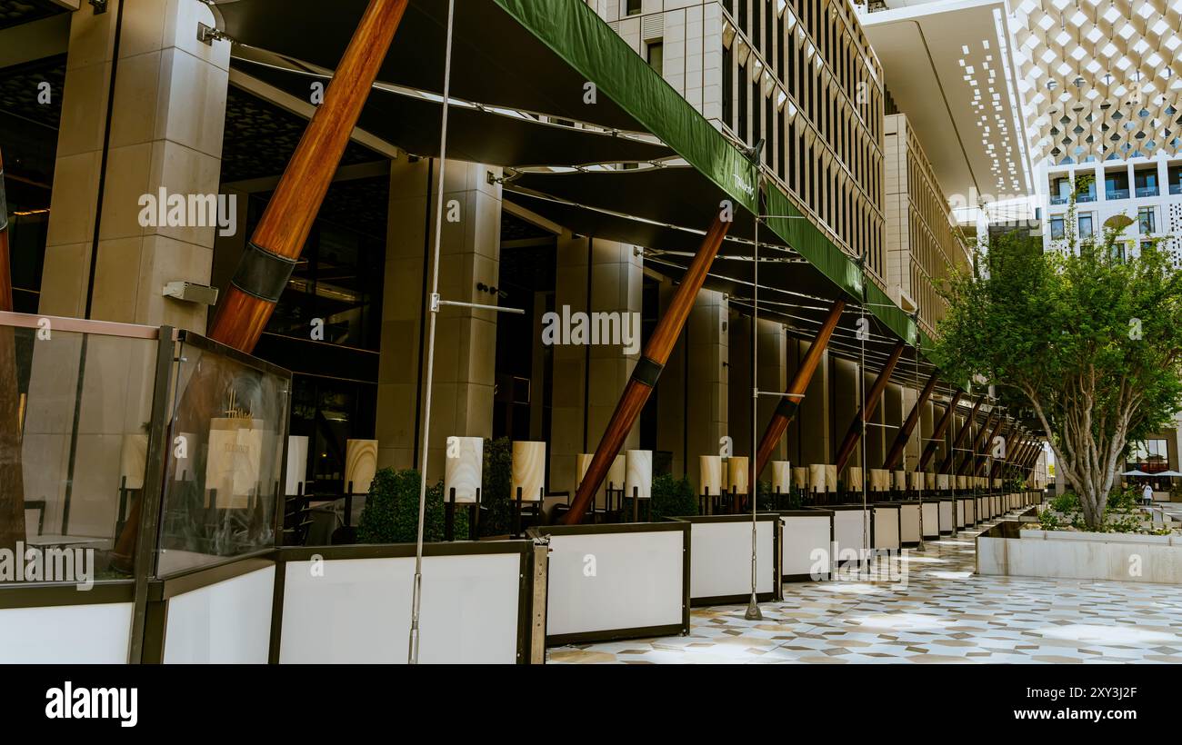 Building Architecture of Msheireb Downtown Doha Qatar. High quality ...