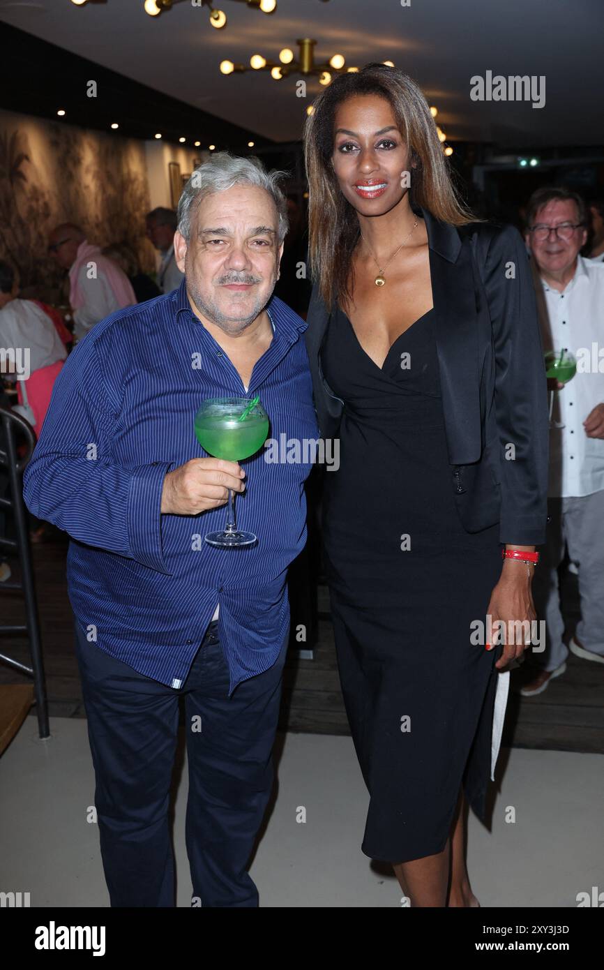 Exclusive -Didier Bourdon and his wife Marie-Sandra attends Opening Diner as part of the 17th ...