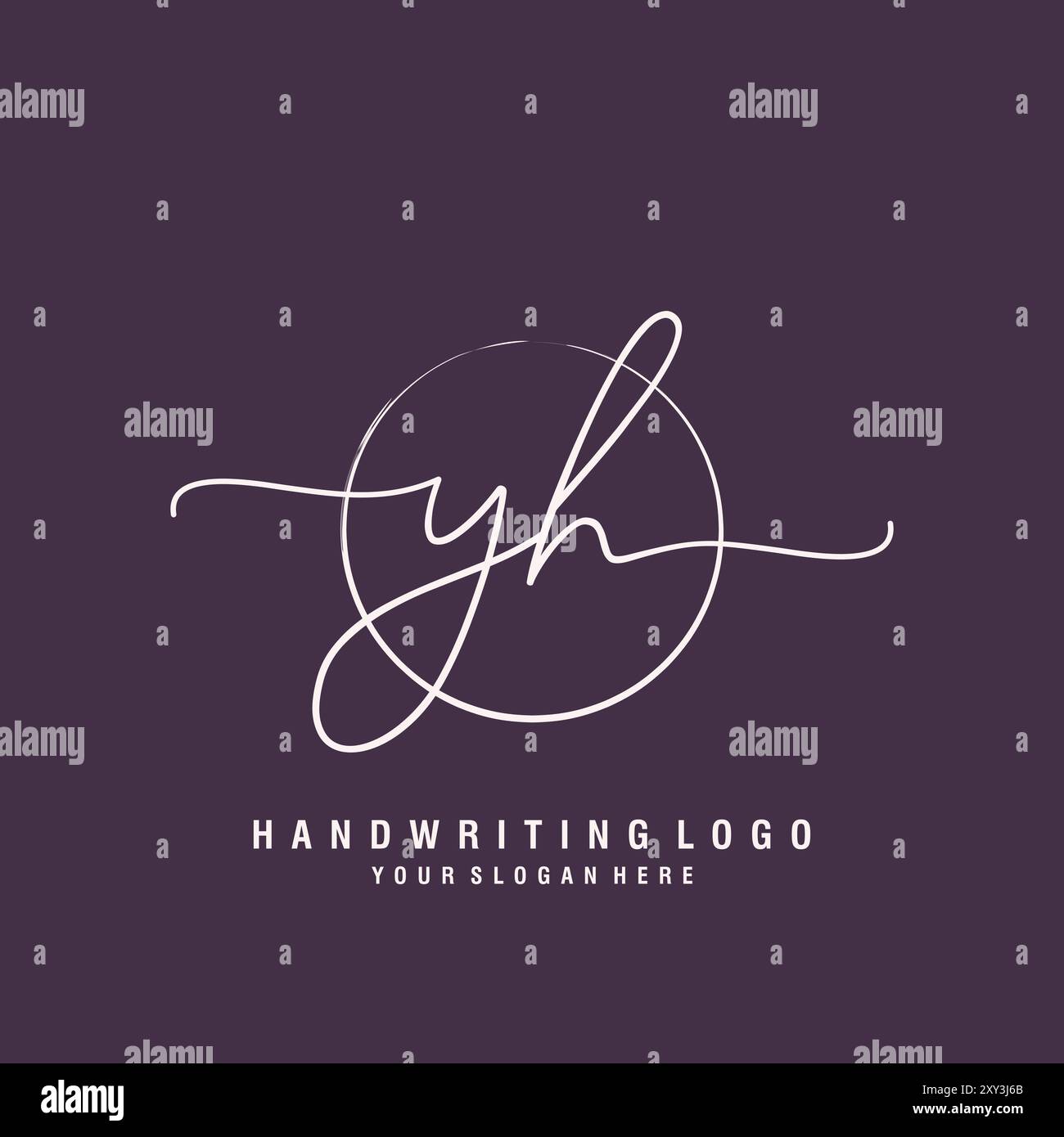 Yh letter logo hi-res stock photography and images - Alamy