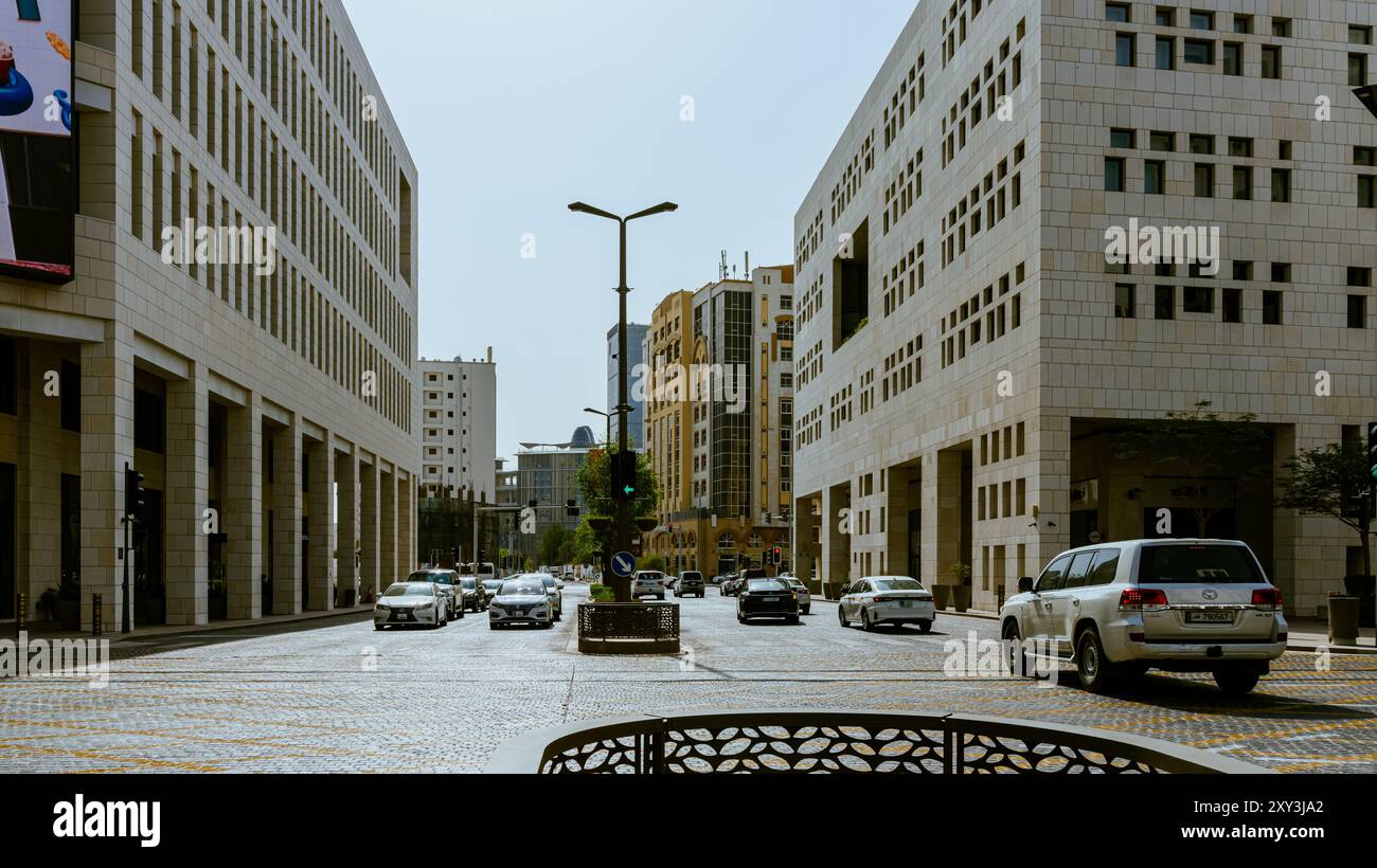 Cityscape office buildings with modern corporate architecture ...