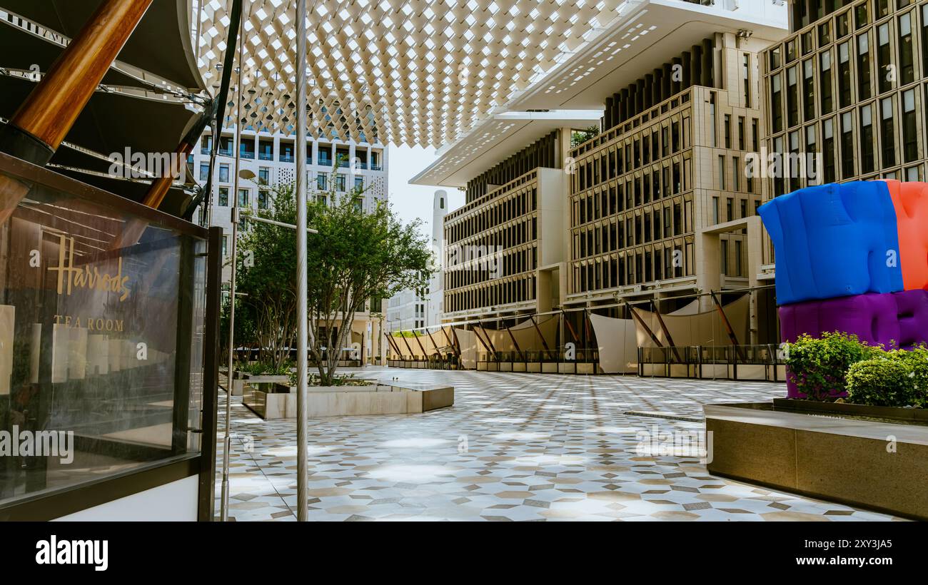 Building Architecture of Msheireb Downtown Doha Qatar. High quality ...