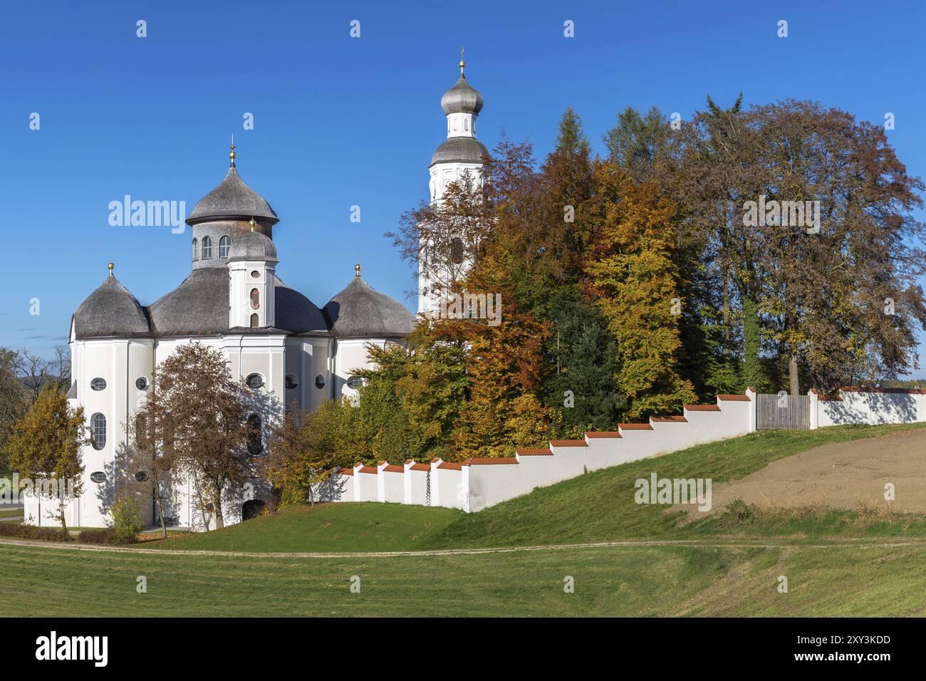 Maria pear tree pilgrimage church Stock Photo - Alamy