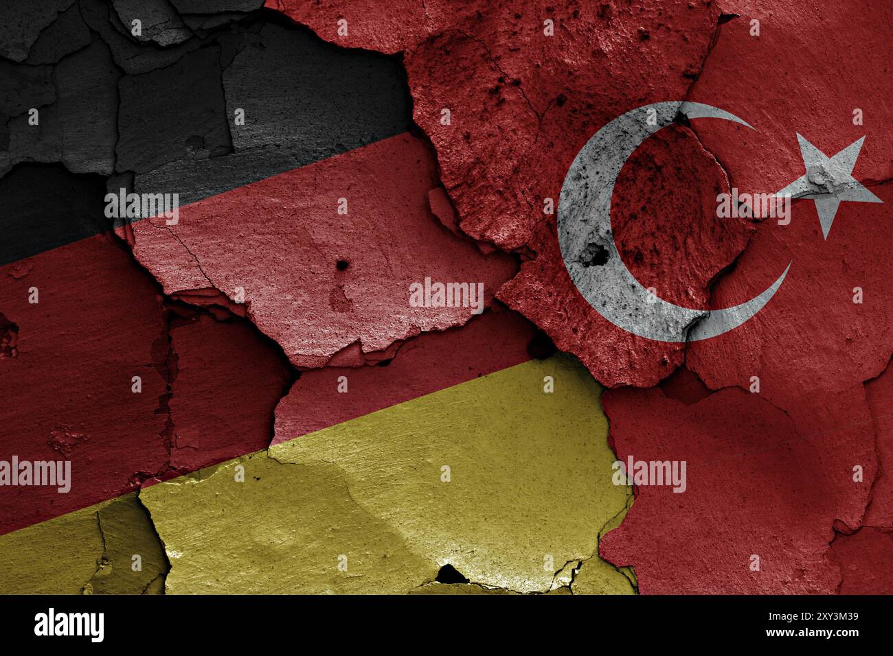 Flags turkey germany on hi-res stock photography and images - Alamy