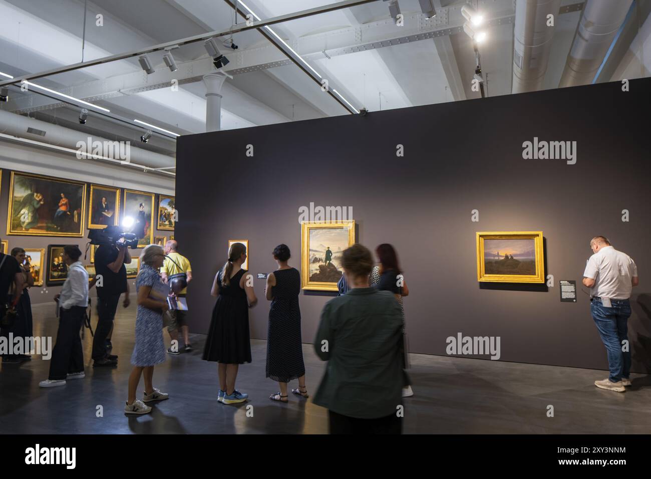 Anniversary exhibition on Caspar David Friedrich at the Albertinum. The ...