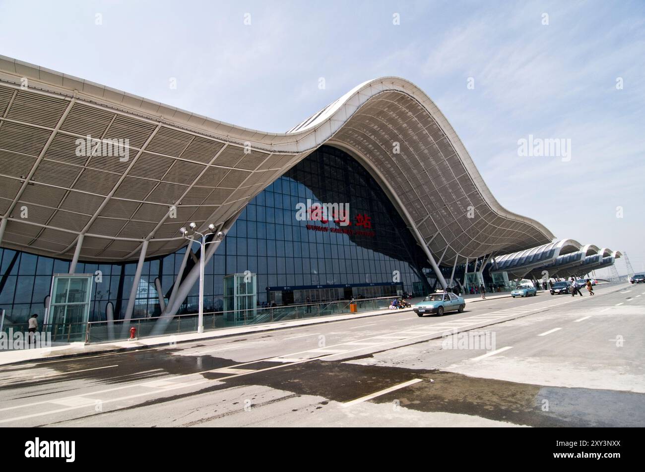 A view of the new Wuhan train station. the super fast bullet trains to ...