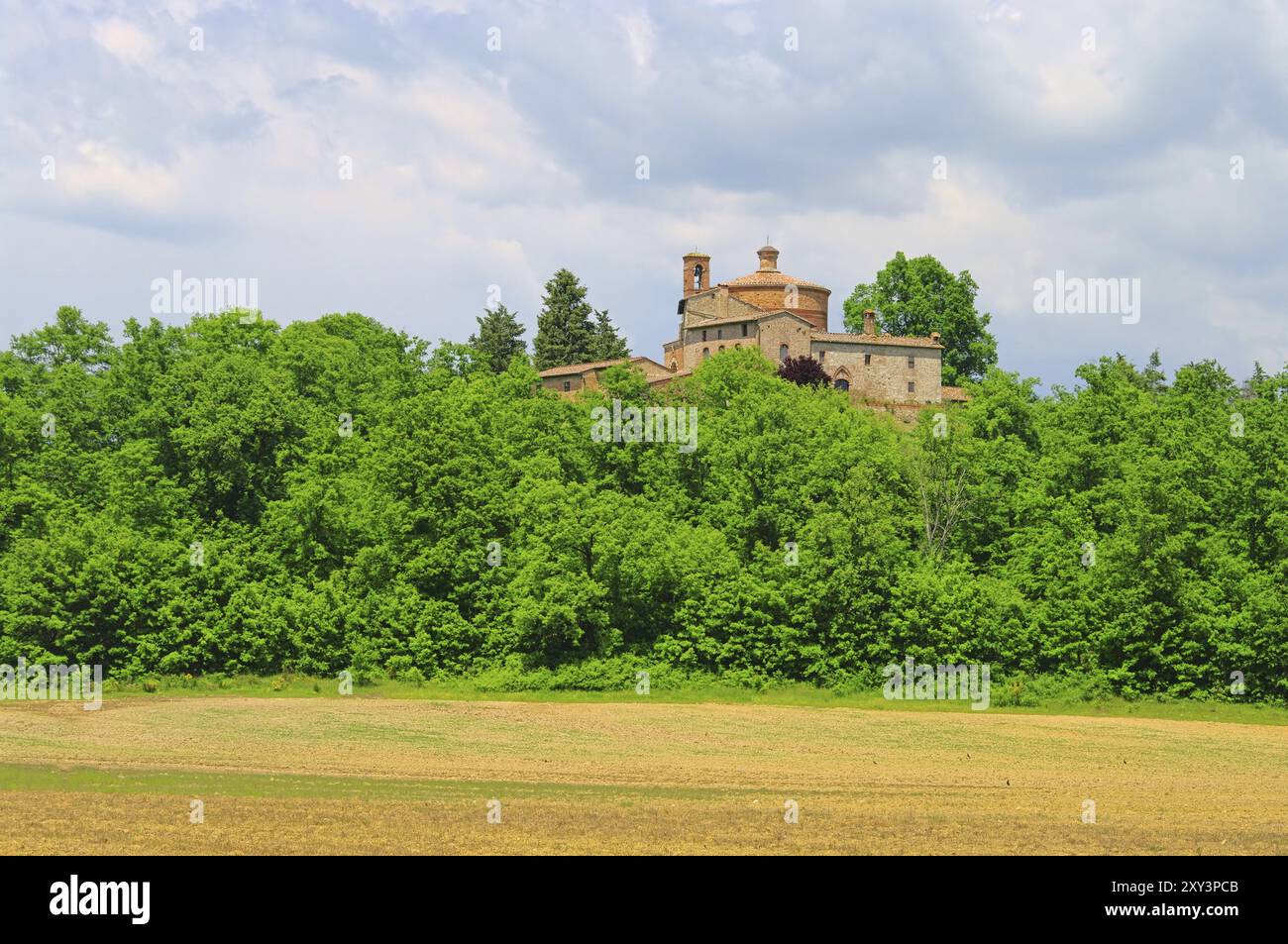 San Galgano Hermitage of Montesiepi 01 Stock Photo - Alamy