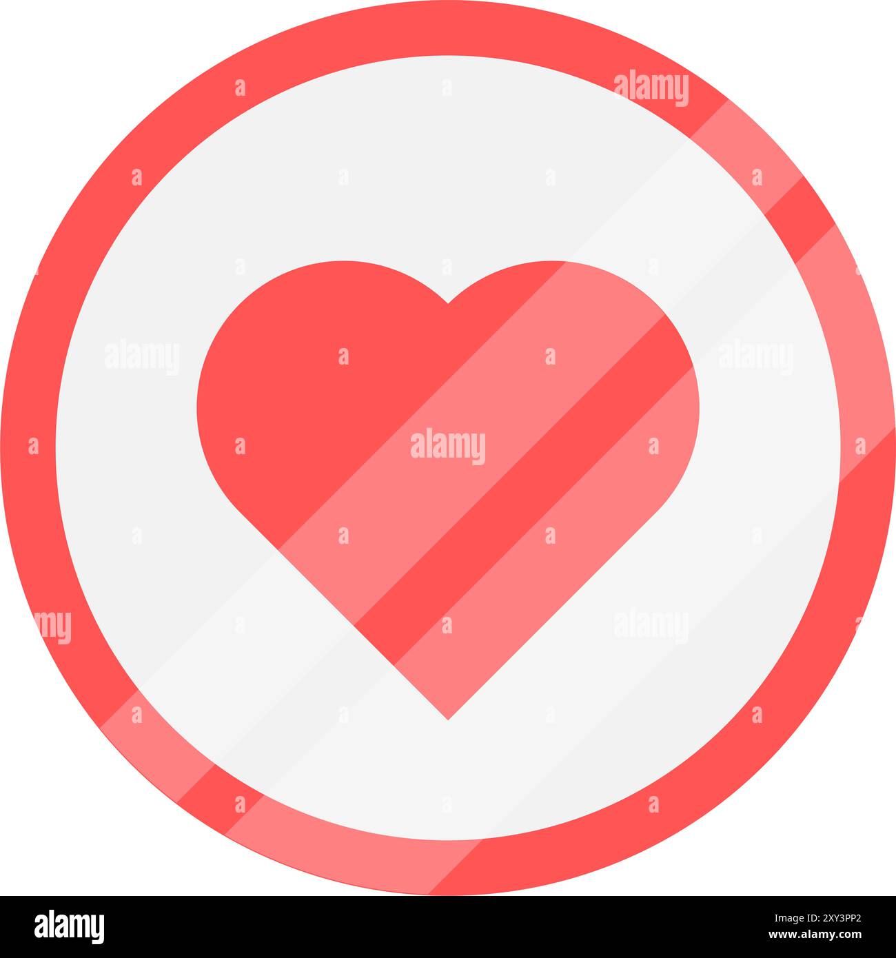 User interface like love Stock Vector Images - Alamy