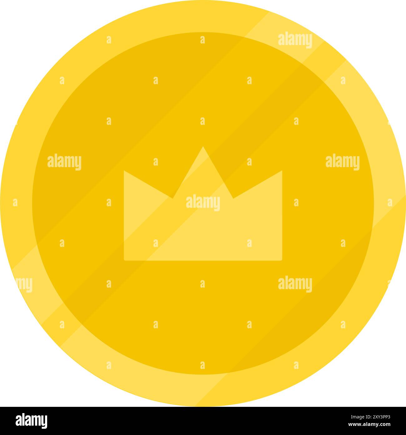 Gold coin. Gold coin with crown Stock Vector Image & Art - Alamy