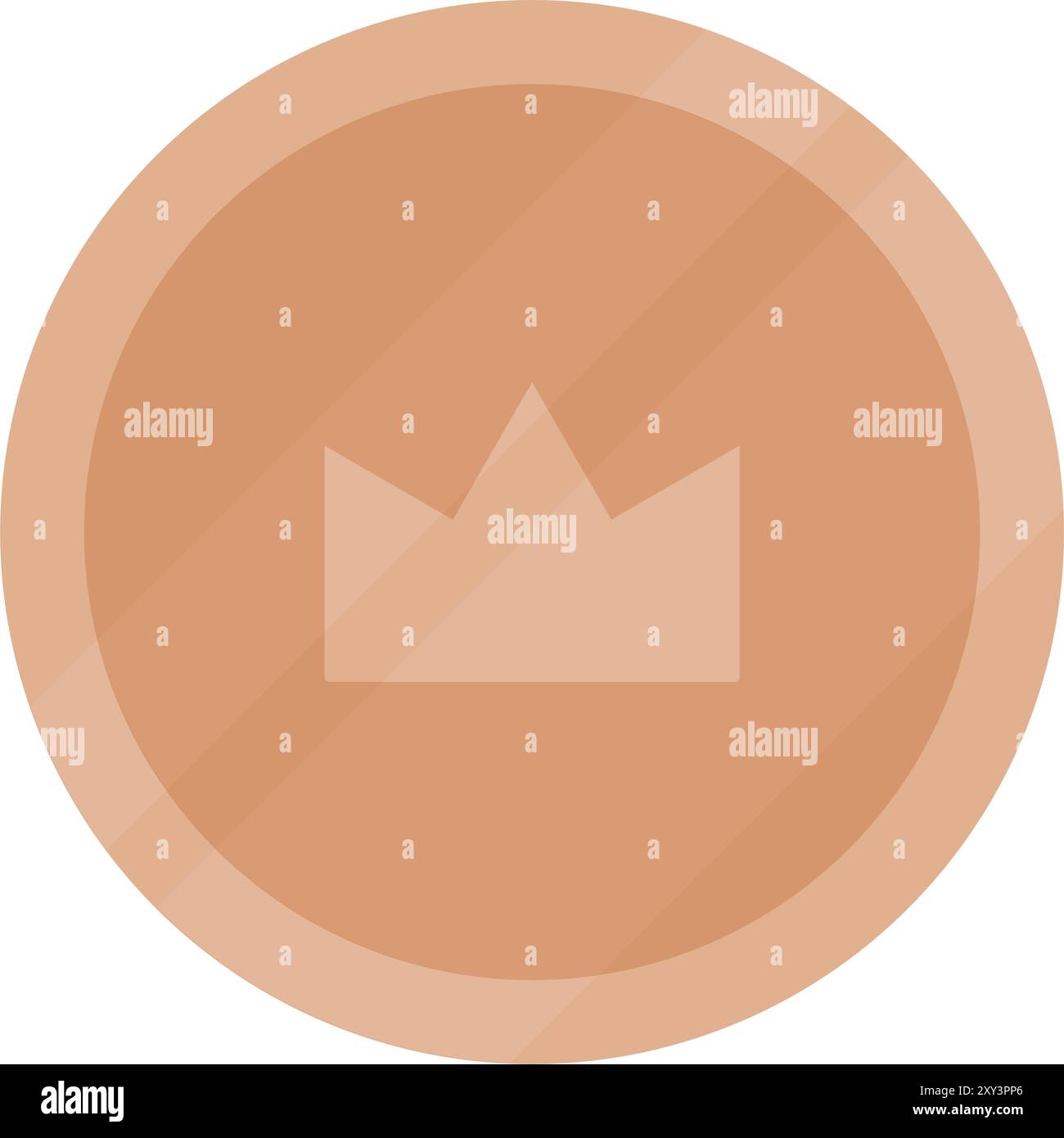 Coin round Stock Vector Images - Alamy