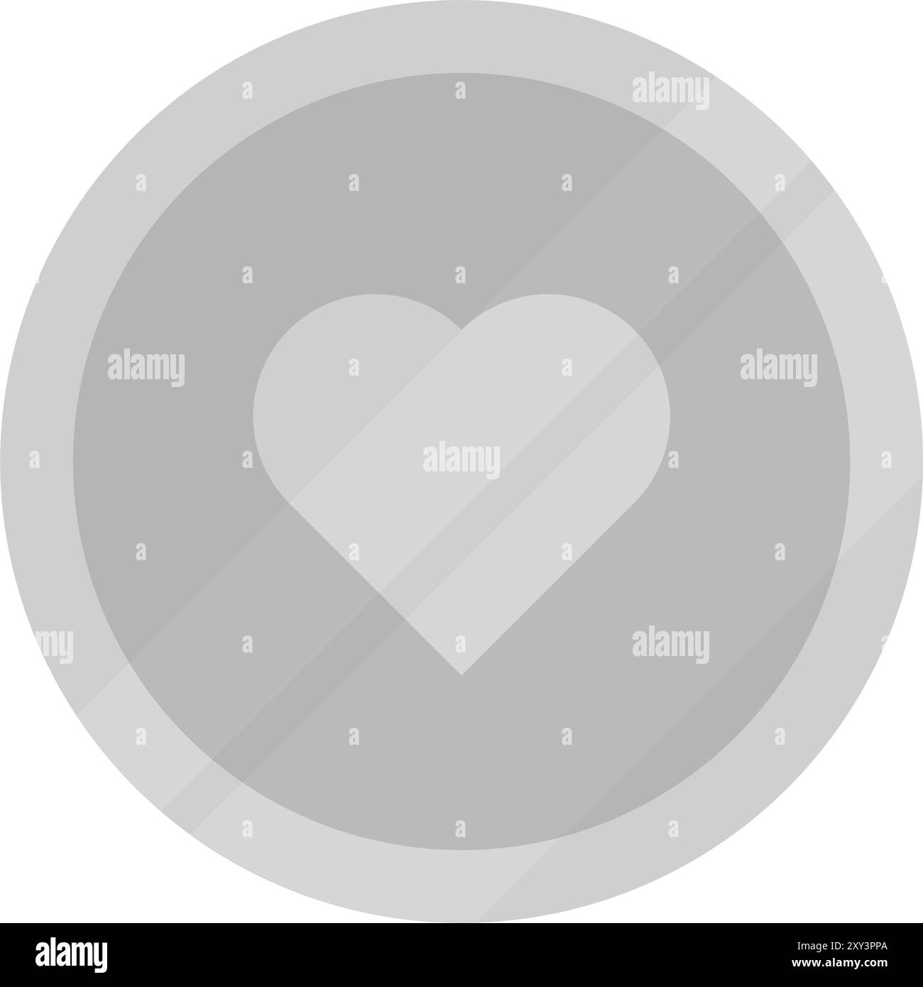 Penny coin heart Stock Vector Images - Alamy