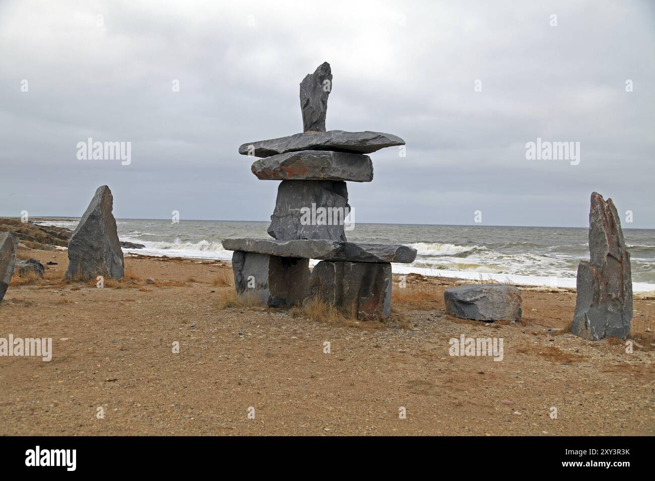 Inukshuk manitoba hi-res stock photography and images - Alamy